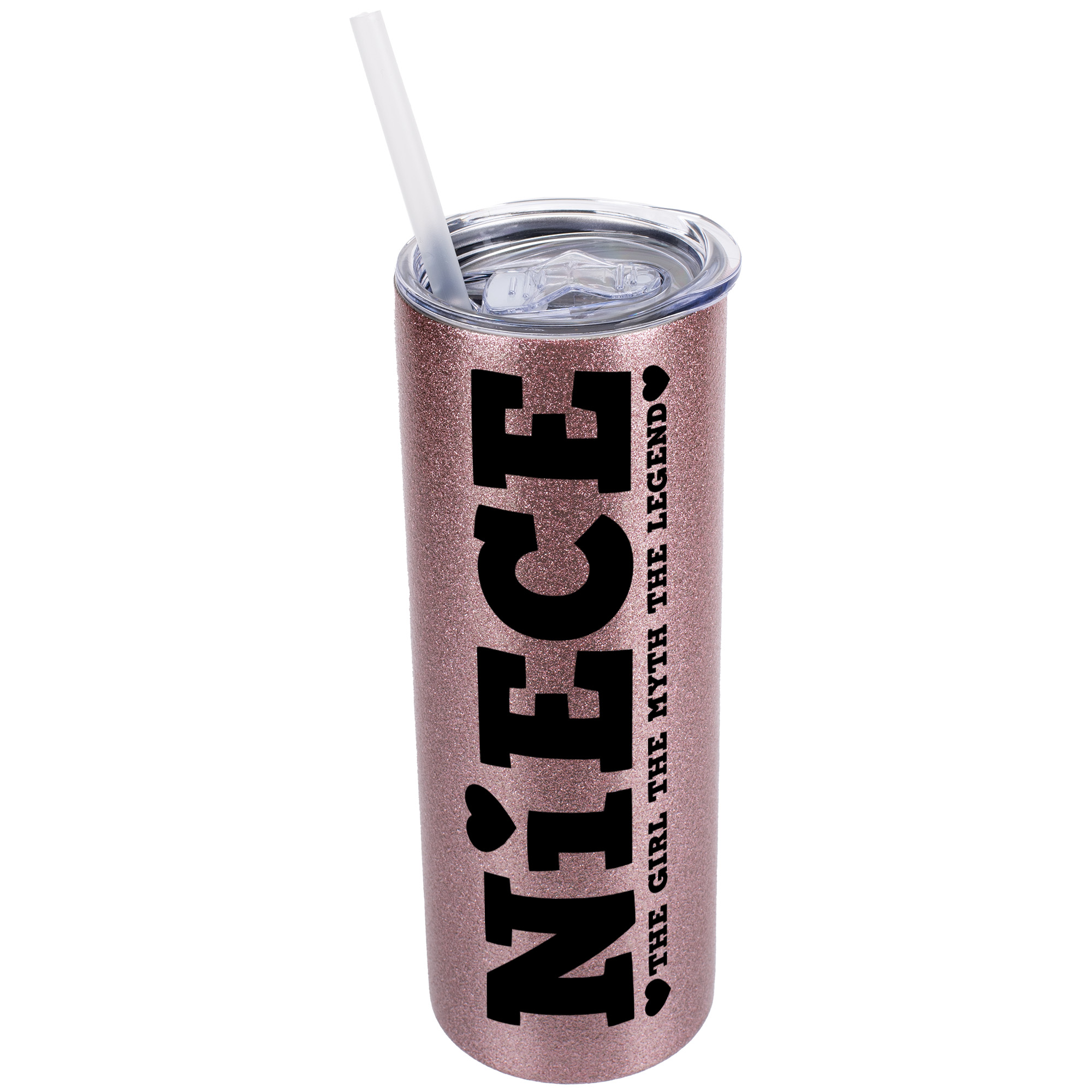 Elanze Designs Bubblegum Pink 20 Ounce Double Wall Stainless Steel ...
