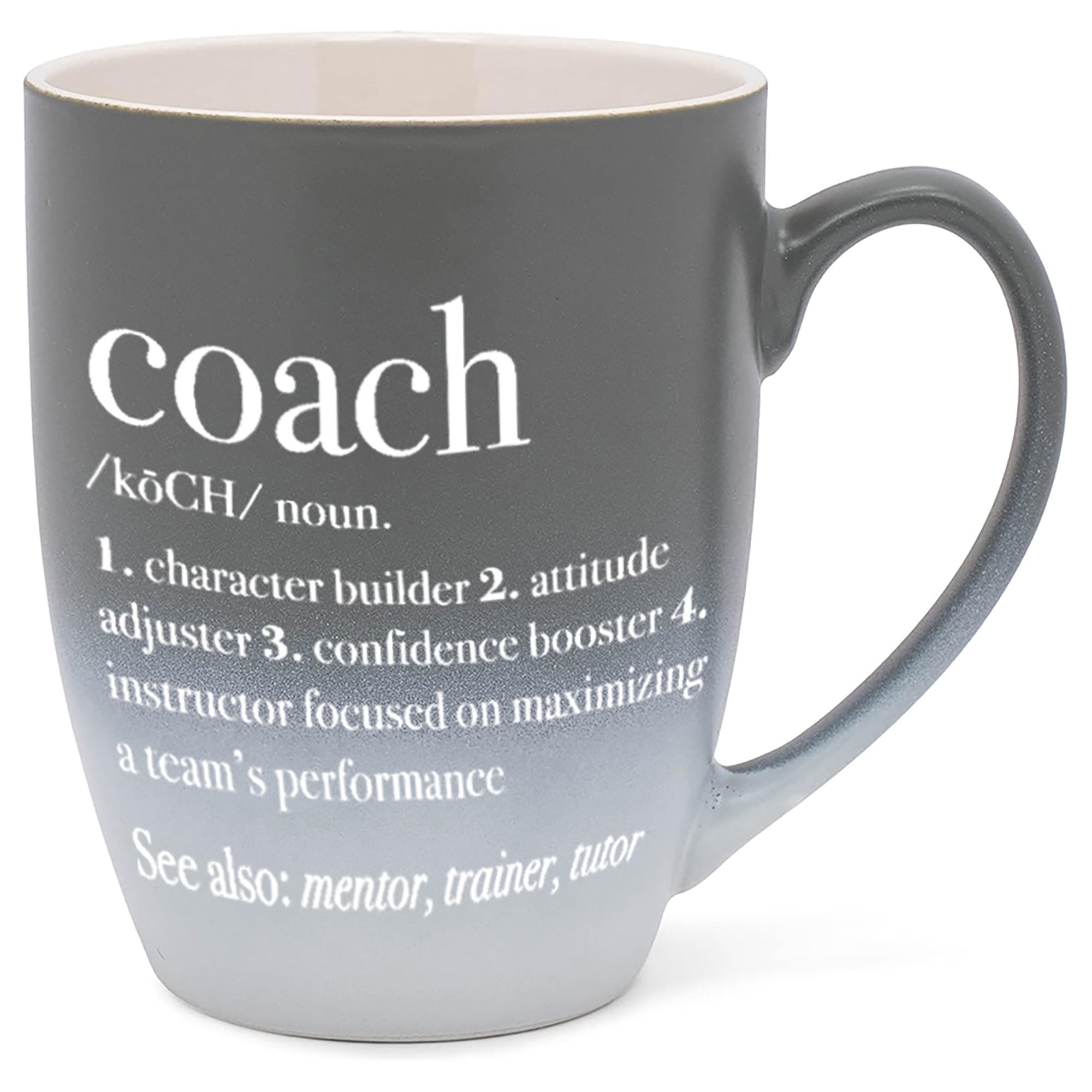 Elanze Designs Coach Definition Two Toned Ombre Matte Grey and White 12 ...