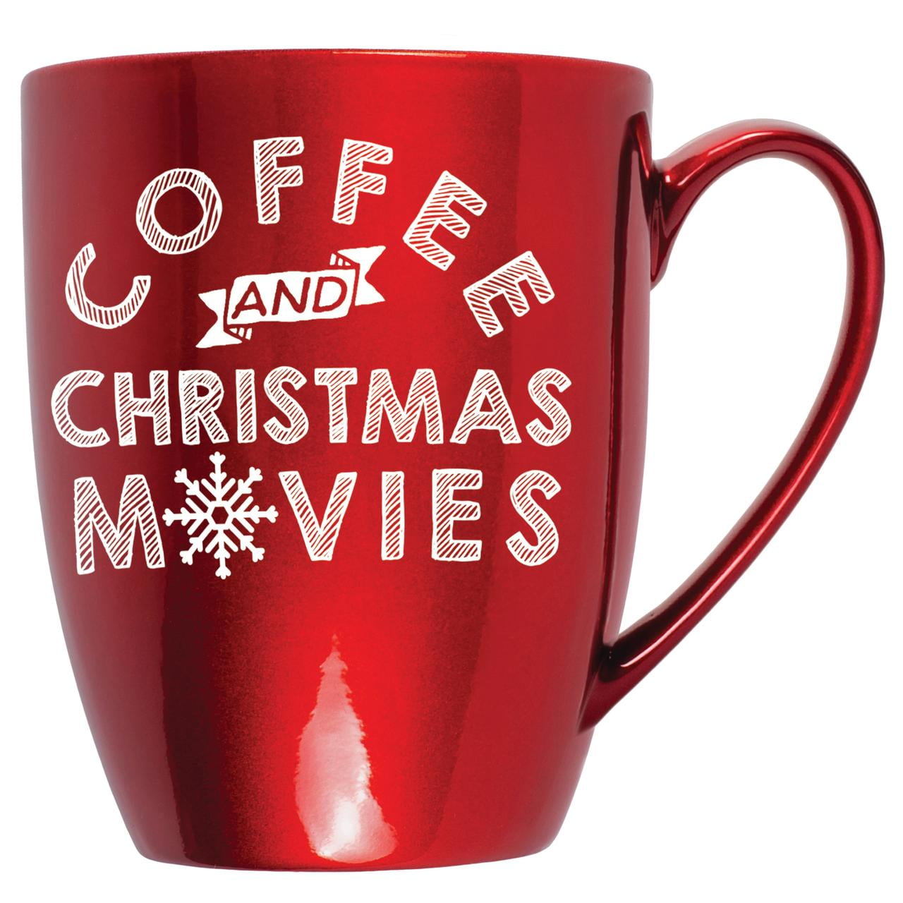 Elanze Designs Coffee And Christmas Movies Cardinal Red 10 ounce New ...