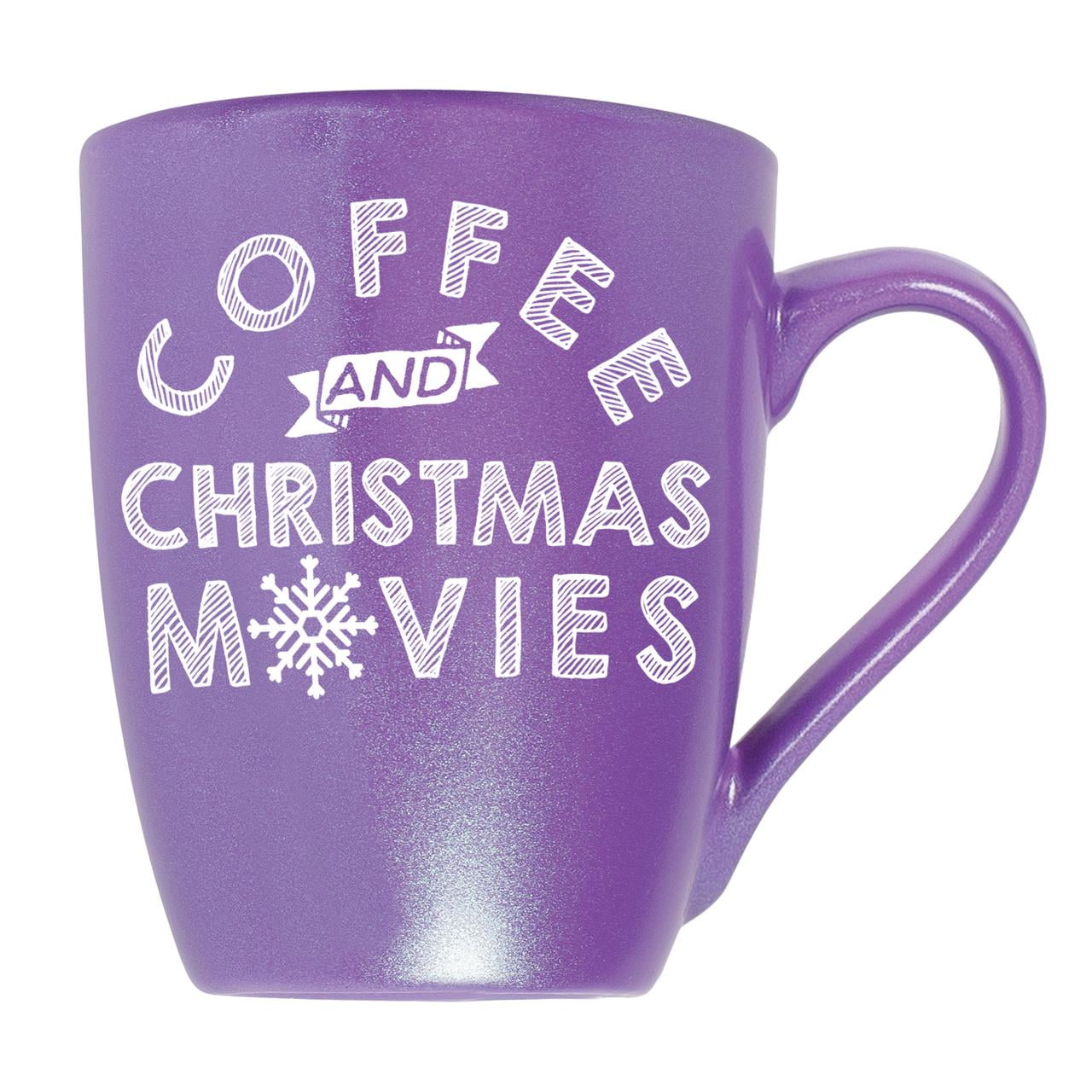 Elanze Designs Coffee And Christmas Movies Passion Purple 10 ounce New ...