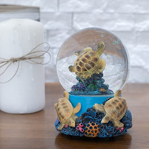 Elanze Designs Coral Reef Sea Turtles 100MM Sturdy Wind Up Musical ...