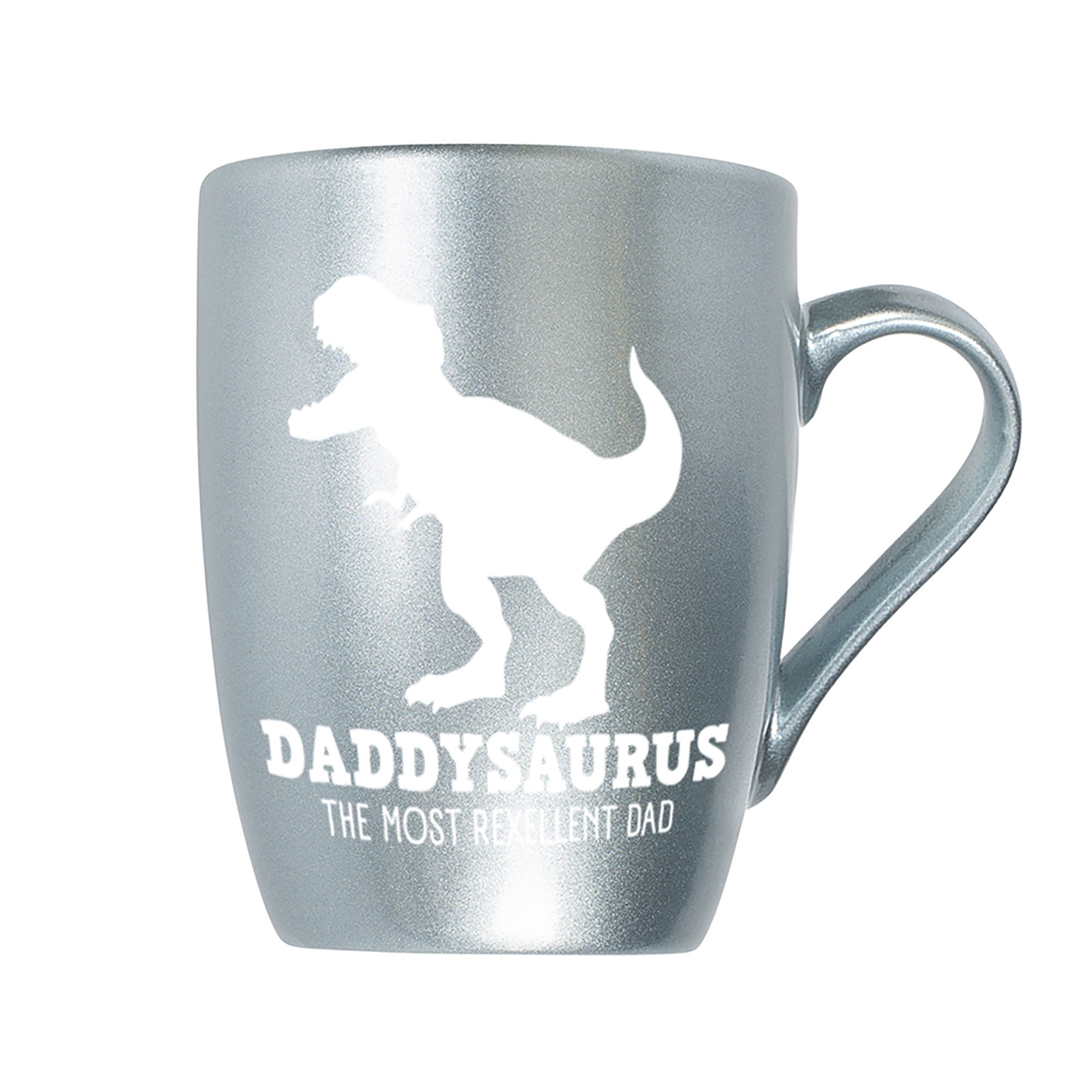 Elanze Designs Daddysaurus The Most Rexellent Dad Frosted Blue 10 ounce New Bone China Coffee ...