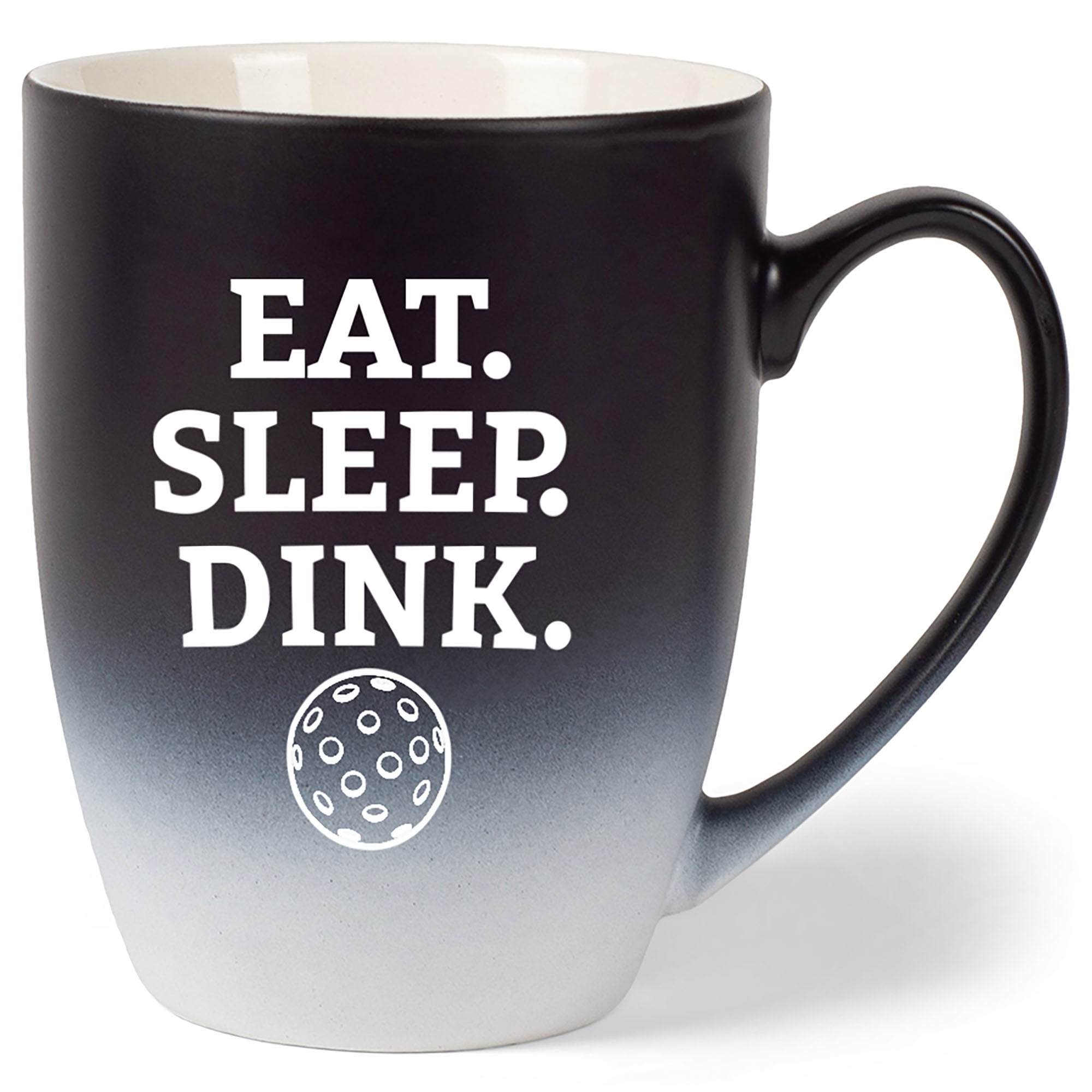 Elanze Designs Eat Sleep Dink Pickleball Two Toned Ombre Matte Black ...