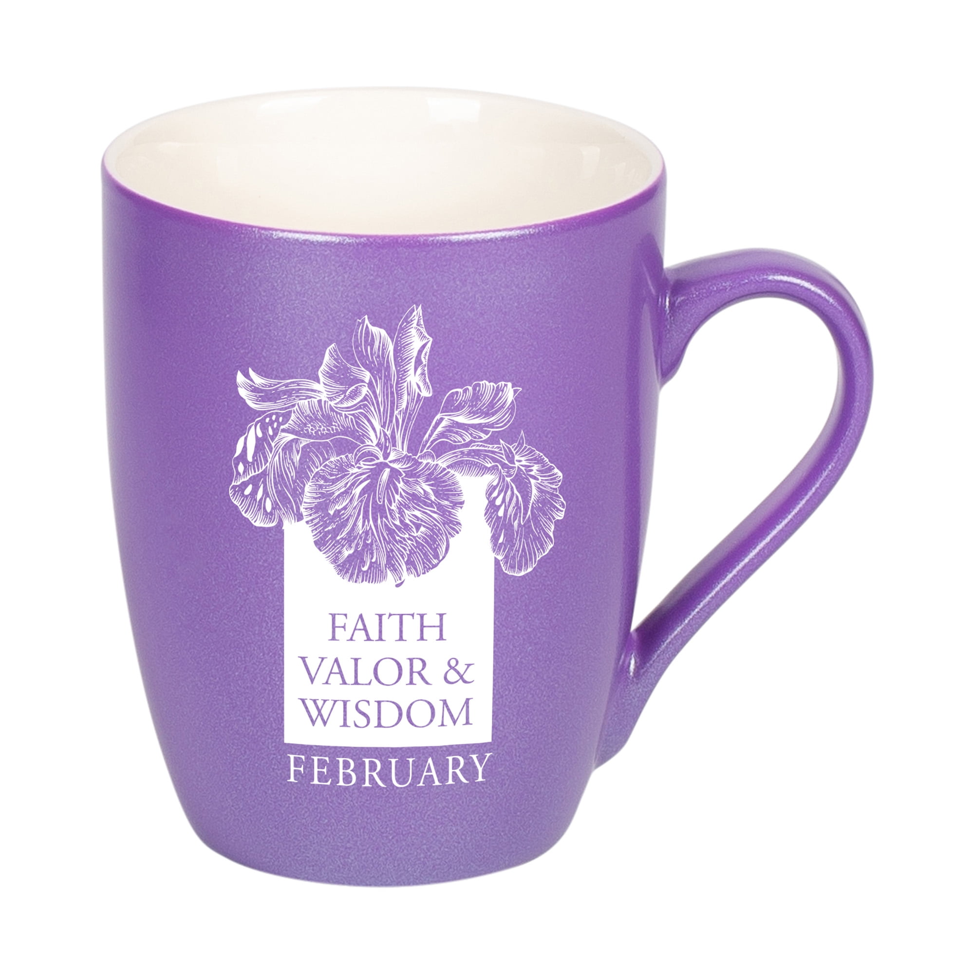 Elanze Designs Faith Valor And Wisdom February Passion Purple 10 ounce ...