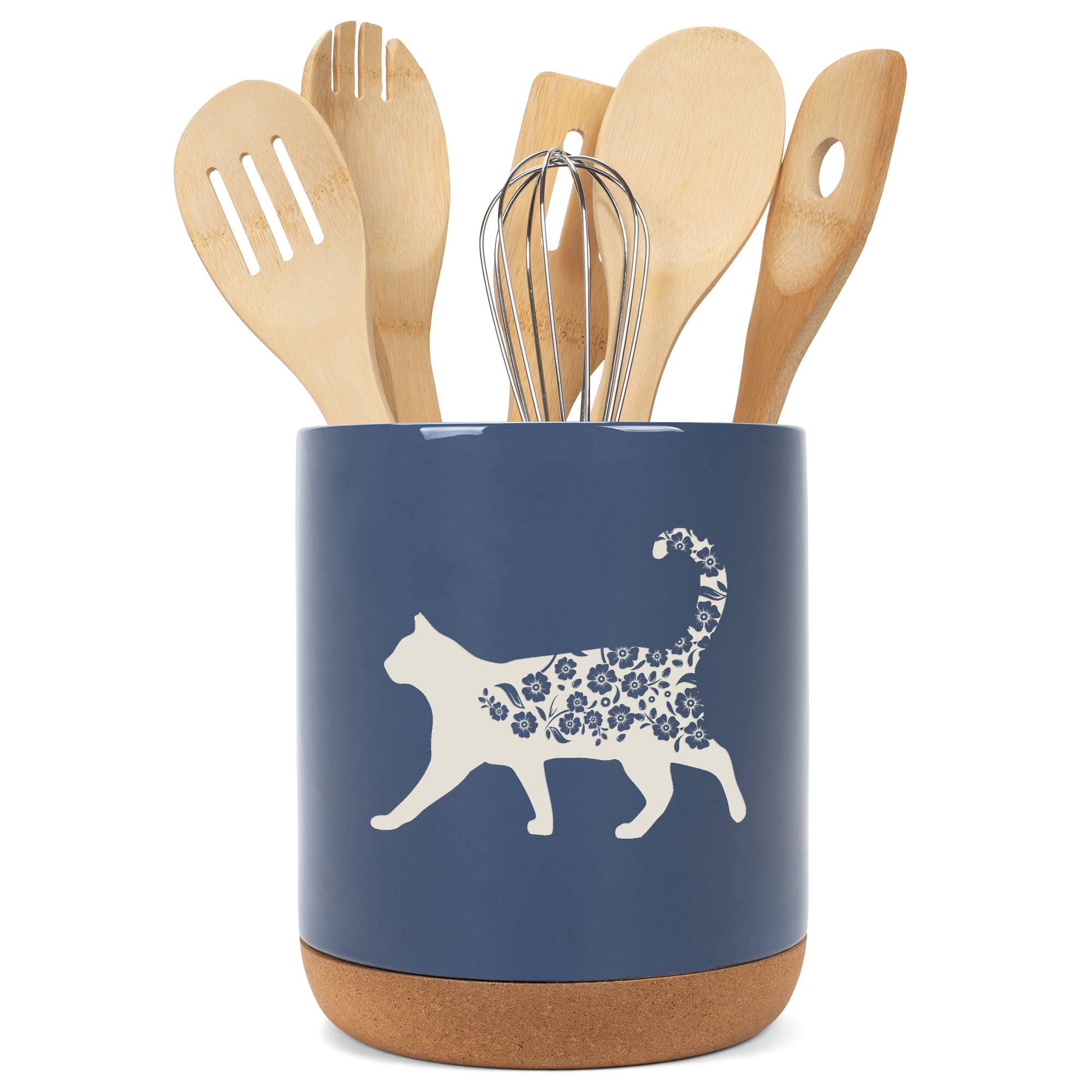 Elanze Designs Floral Cat Flowers Arrangement Kitten Ceramic Cork ...