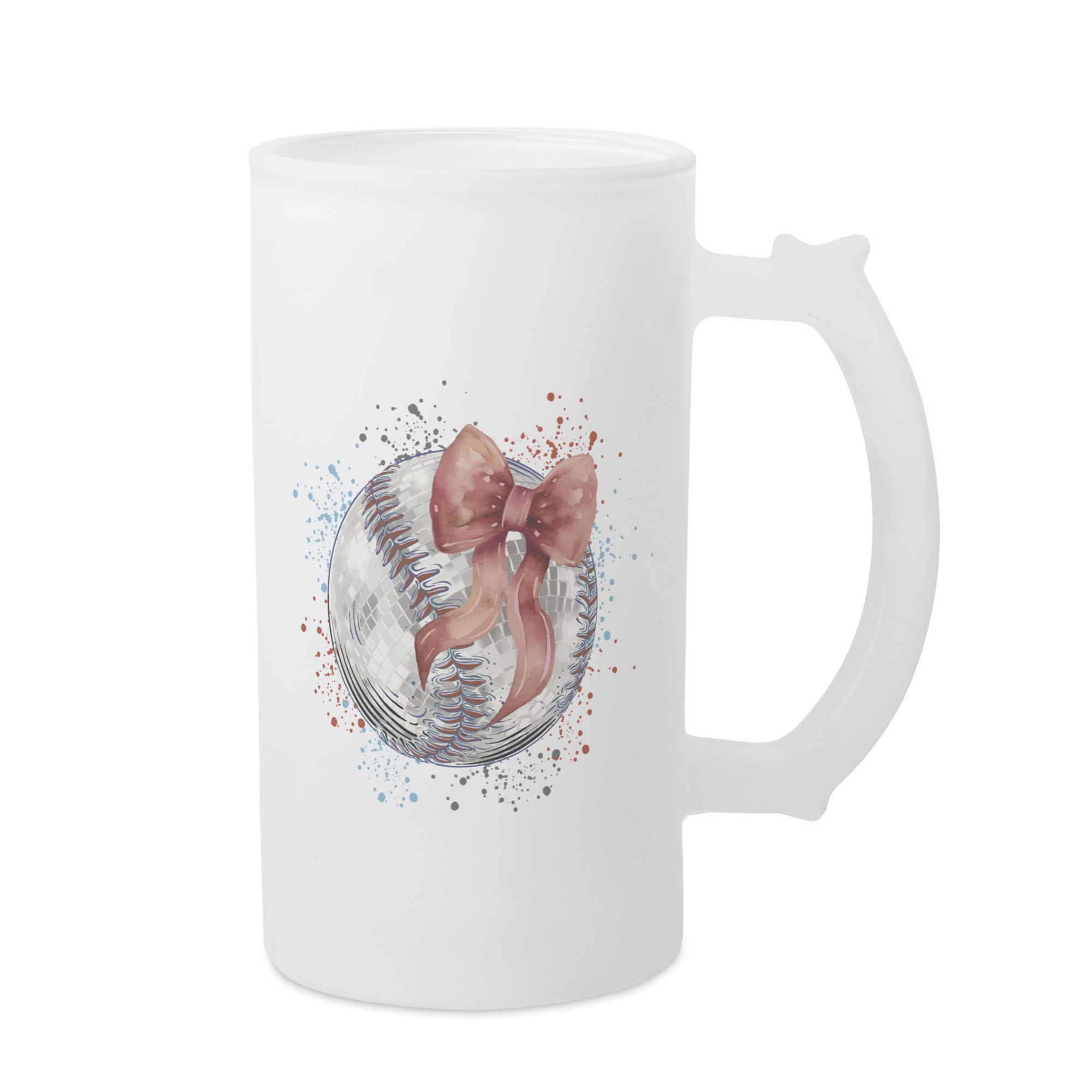 Elanze Designs Freezable Beer Stein Mug With Thumb Grip Handle, 16 ...