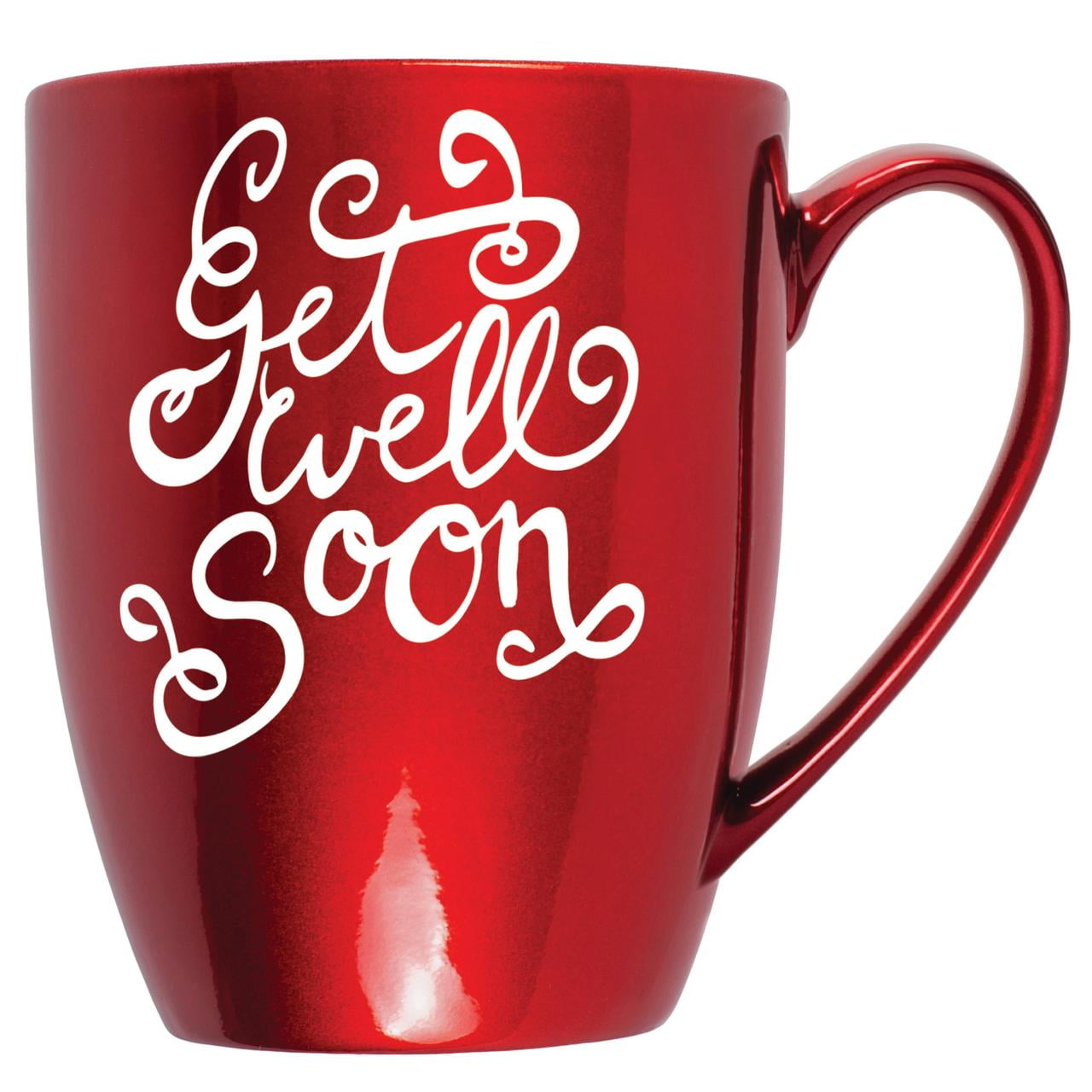 Elanze Designs Get Well Soon Cardinal Red 10 ounce New Bone China ...