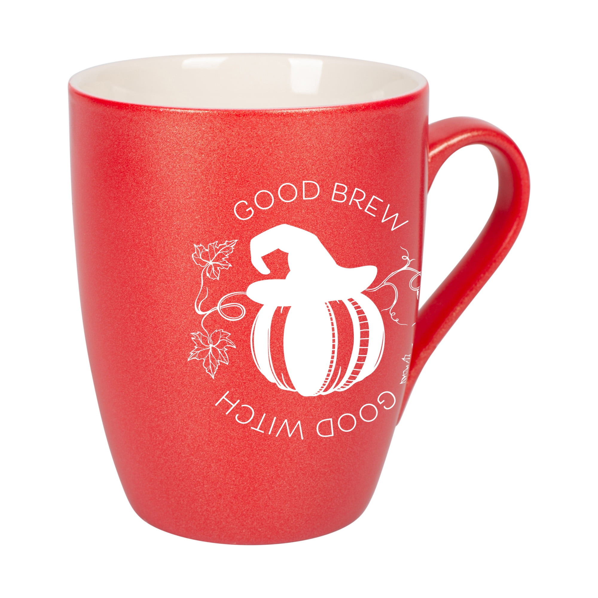 Elanze Designs Good Brew Good Witch Crimson Red 10 ounce New Bone China ...