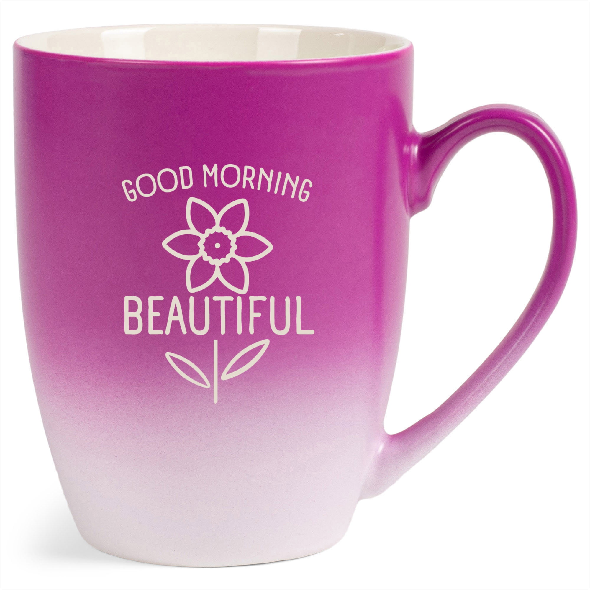Elanze Designs Good Morning Beautiful 12 Ounce Ceramic Laser-Etched ...