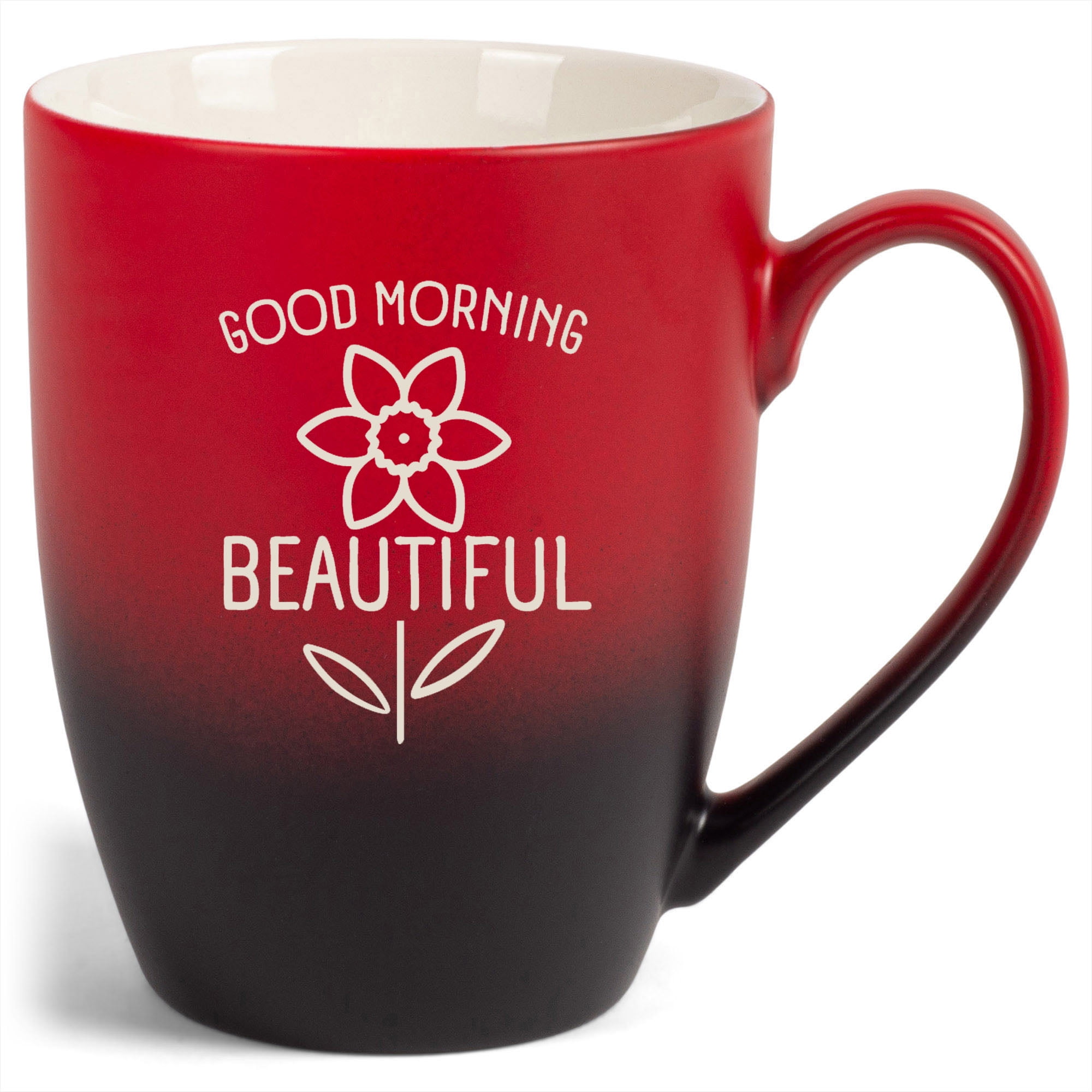 Elanze Designs Good Morning Beautiful 12 Ounce Ceramic Laser-Etched ...