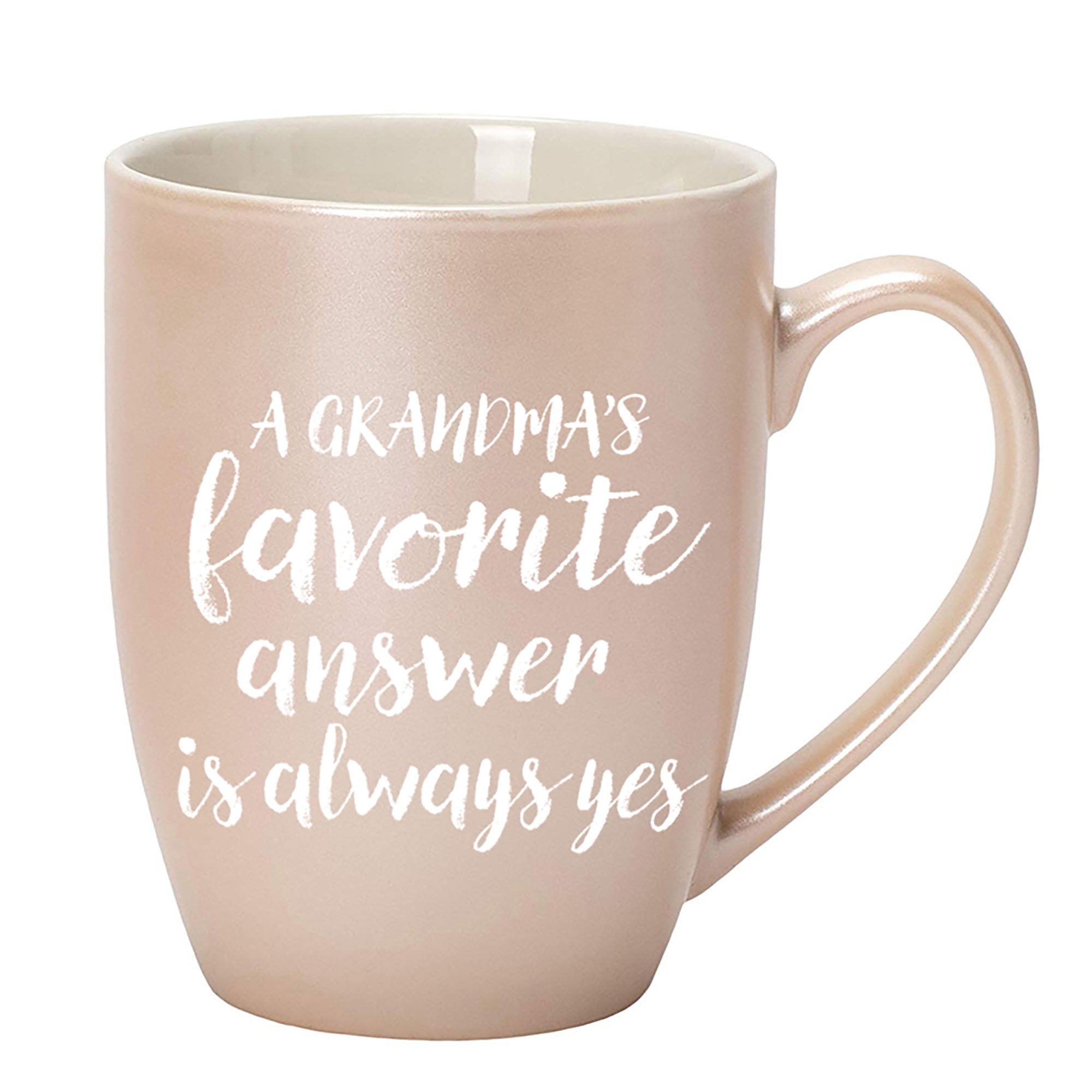Elanze Designs Grandma's Favorite Answer Is Always Yes White and ...