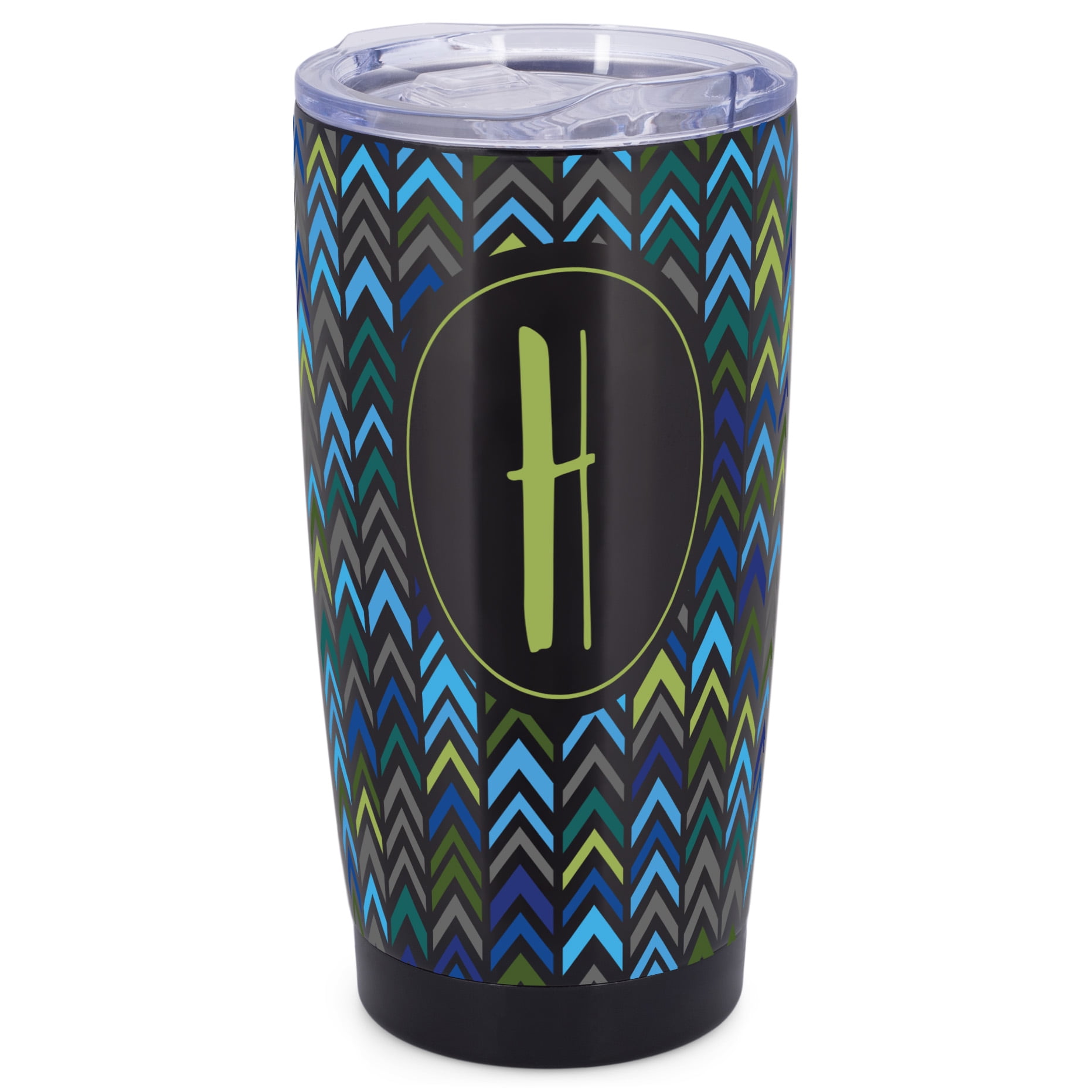 Elanze Designs H Monogram Herringbone Arrows Wrap-Around Design 20 ...