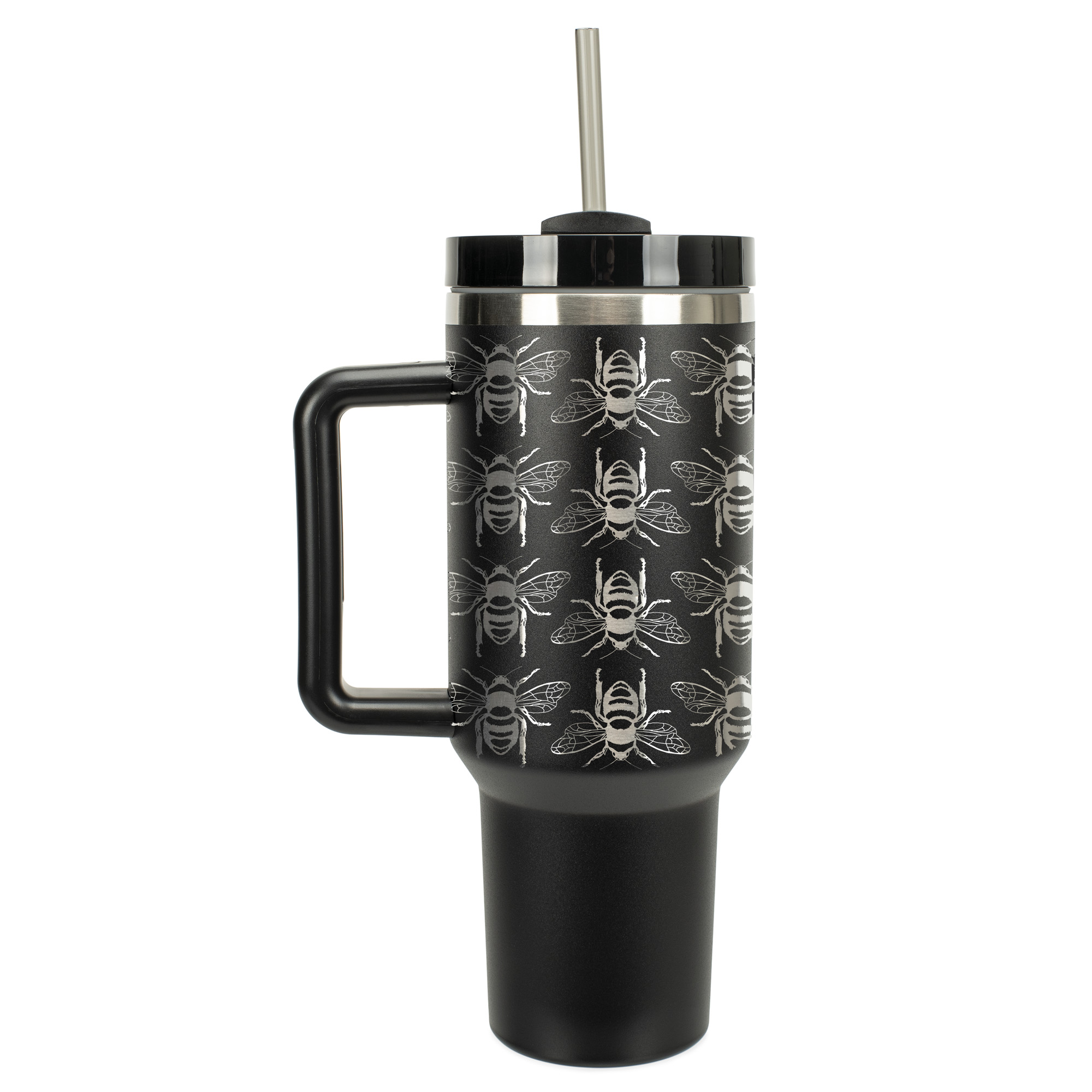 Elanze Designs Honey Queen Bumble Bee Hive 40 oz. Stainless Steel ...