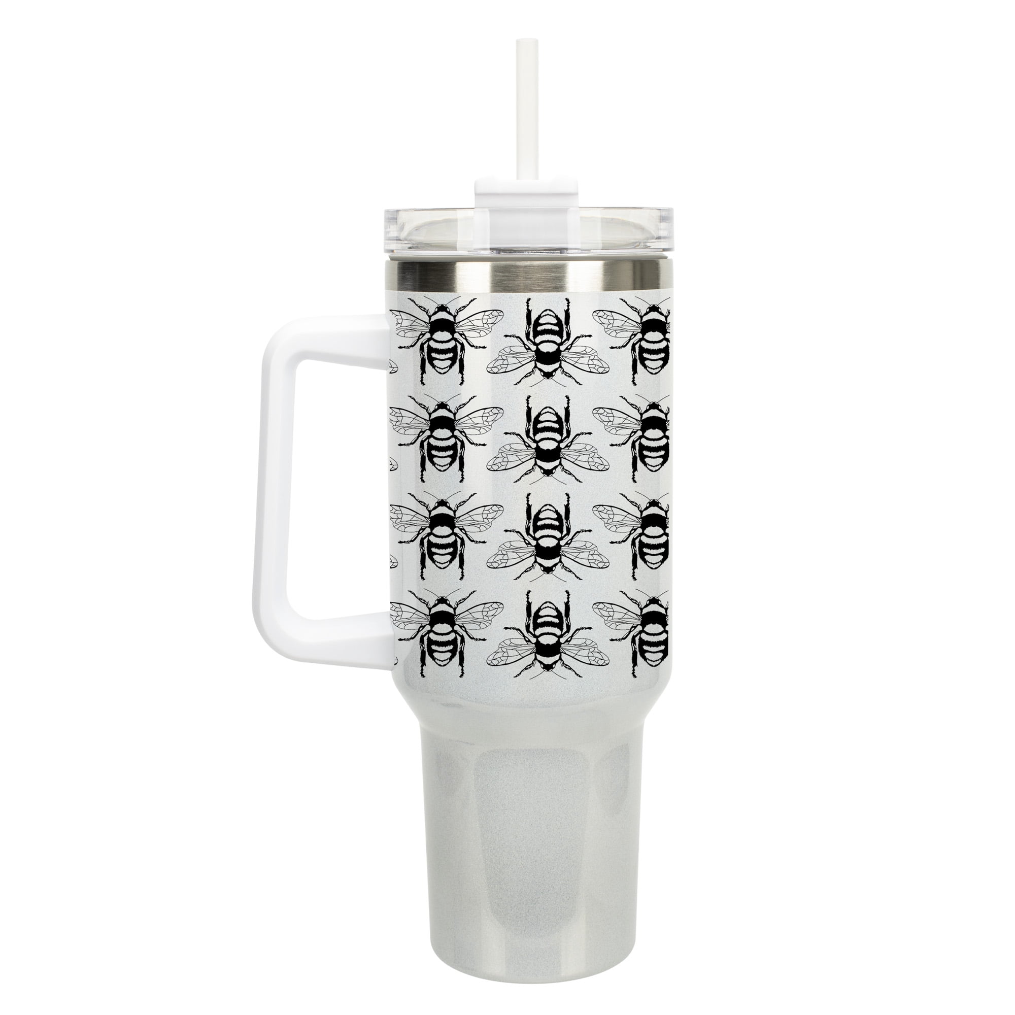 Elanze Designs Honey Queen Bumble Bee Hive 40 oz. Stainless Steel ...