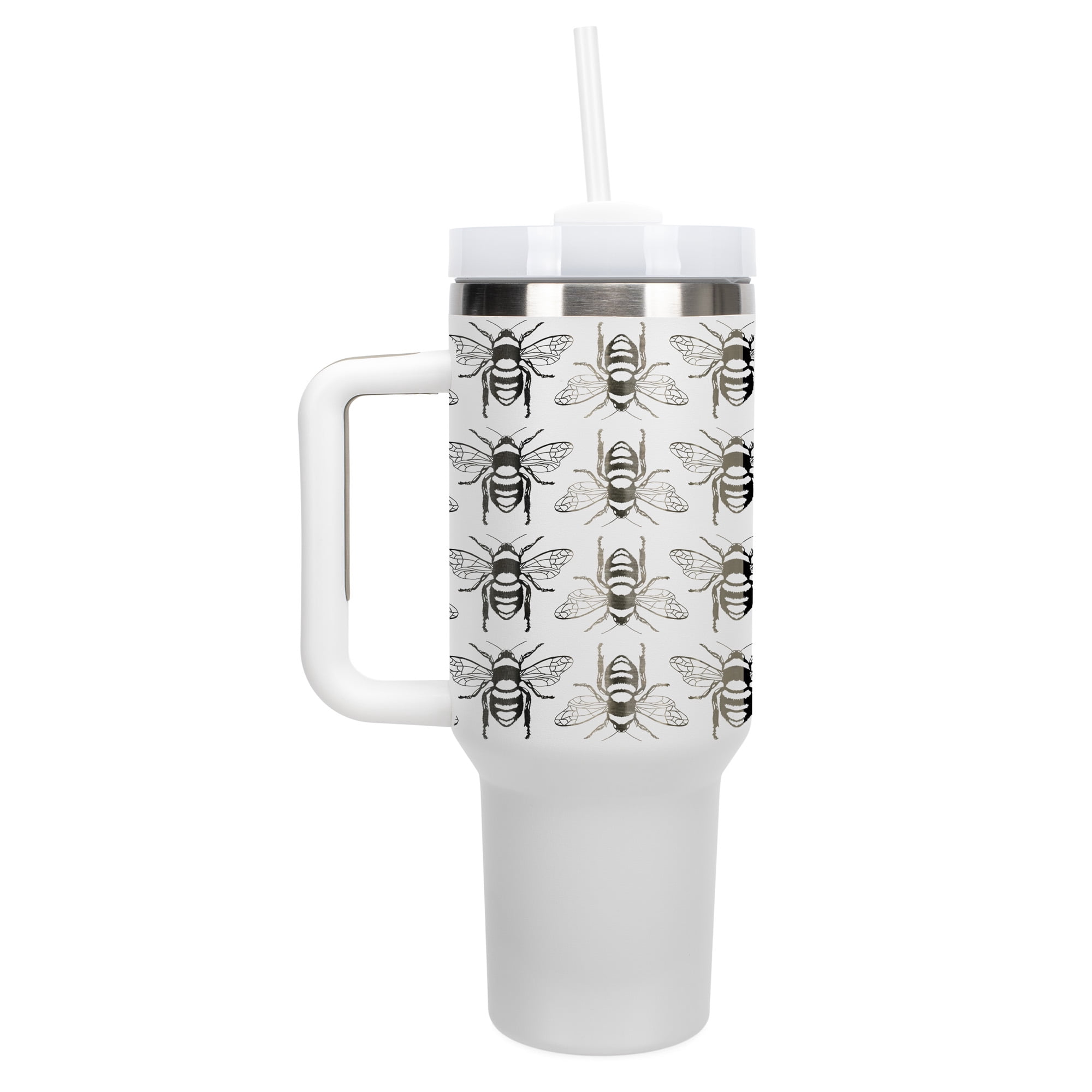 Elanze Designs Honey Queen Bumble Bee Hive 40 oz. Stainless Steel ...