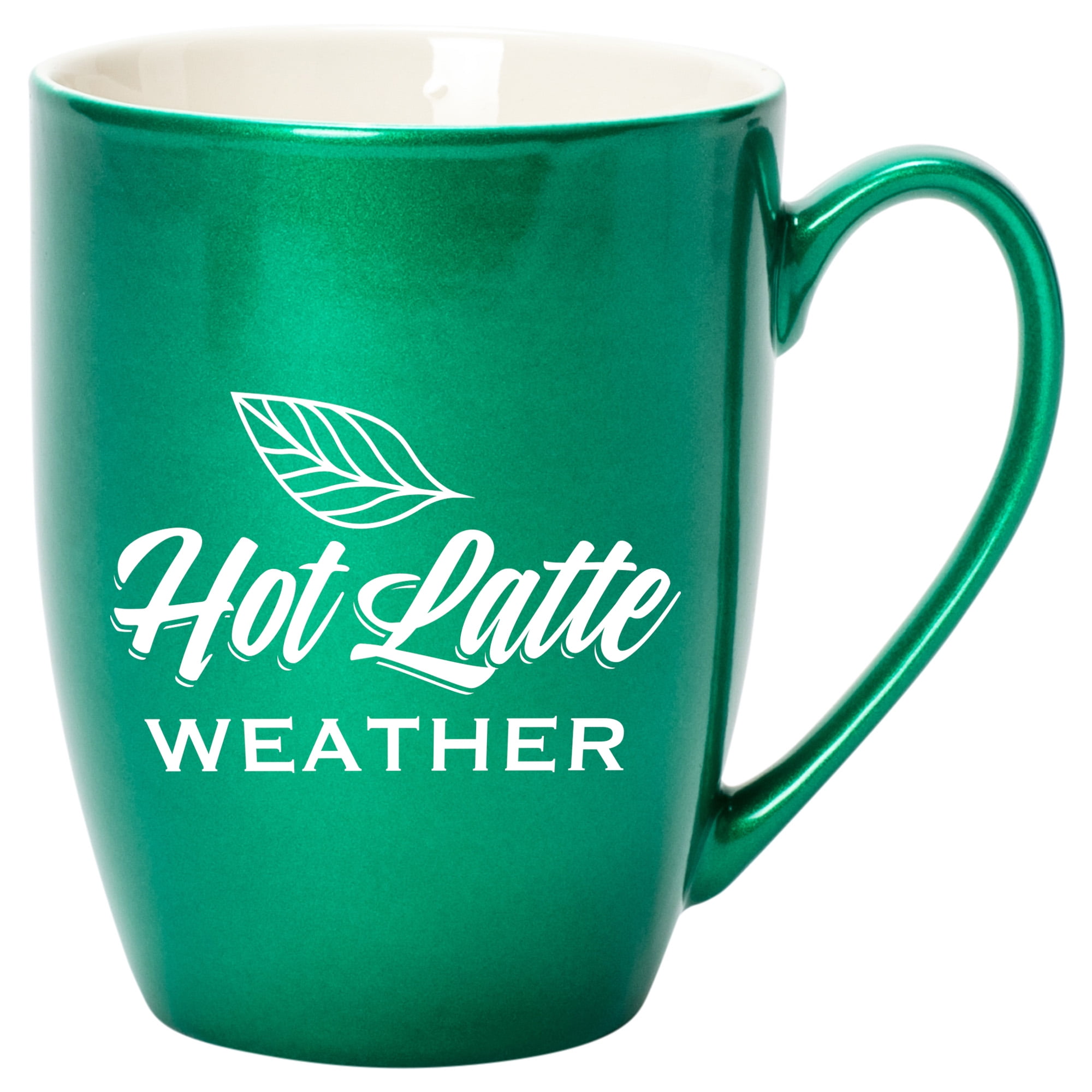 Elanze Designs Hot Latte Weather Emerald Green 10 ounce New Bone China ...