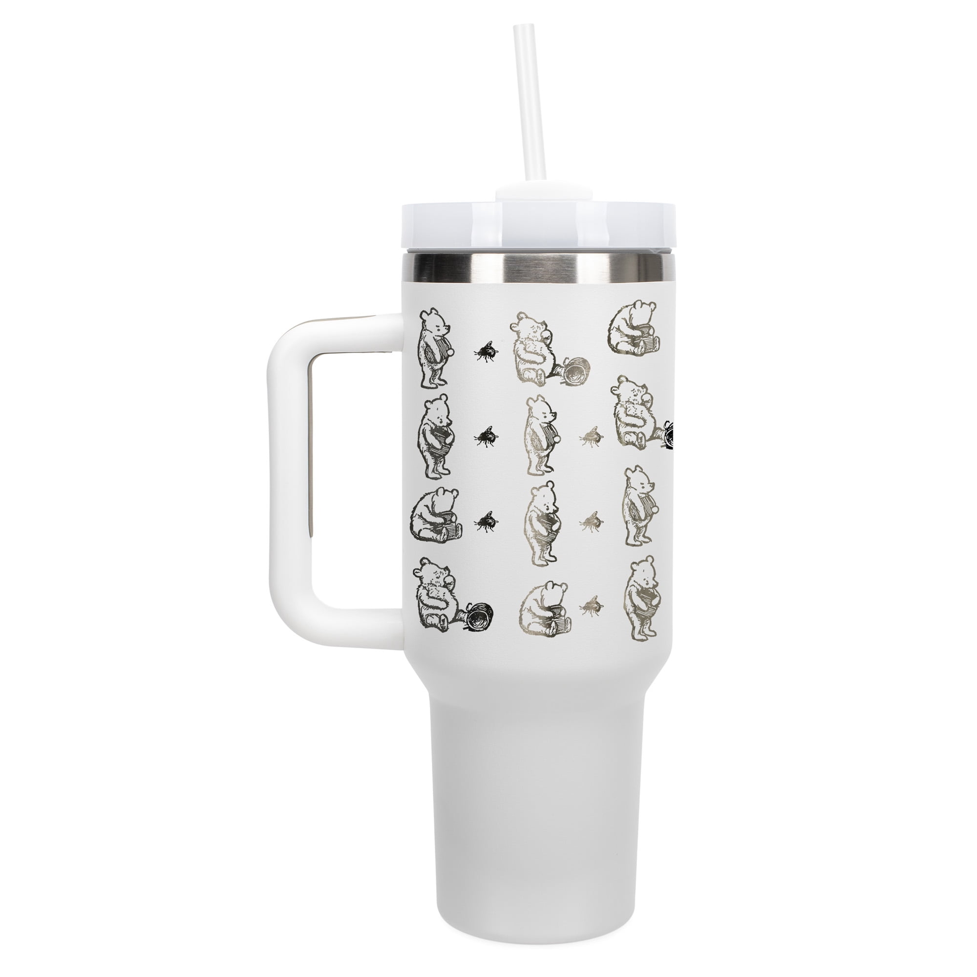 Elanze Designs Hunny Honey Jar Pooh Classic Bear 40 oz. Stainless Steel ...