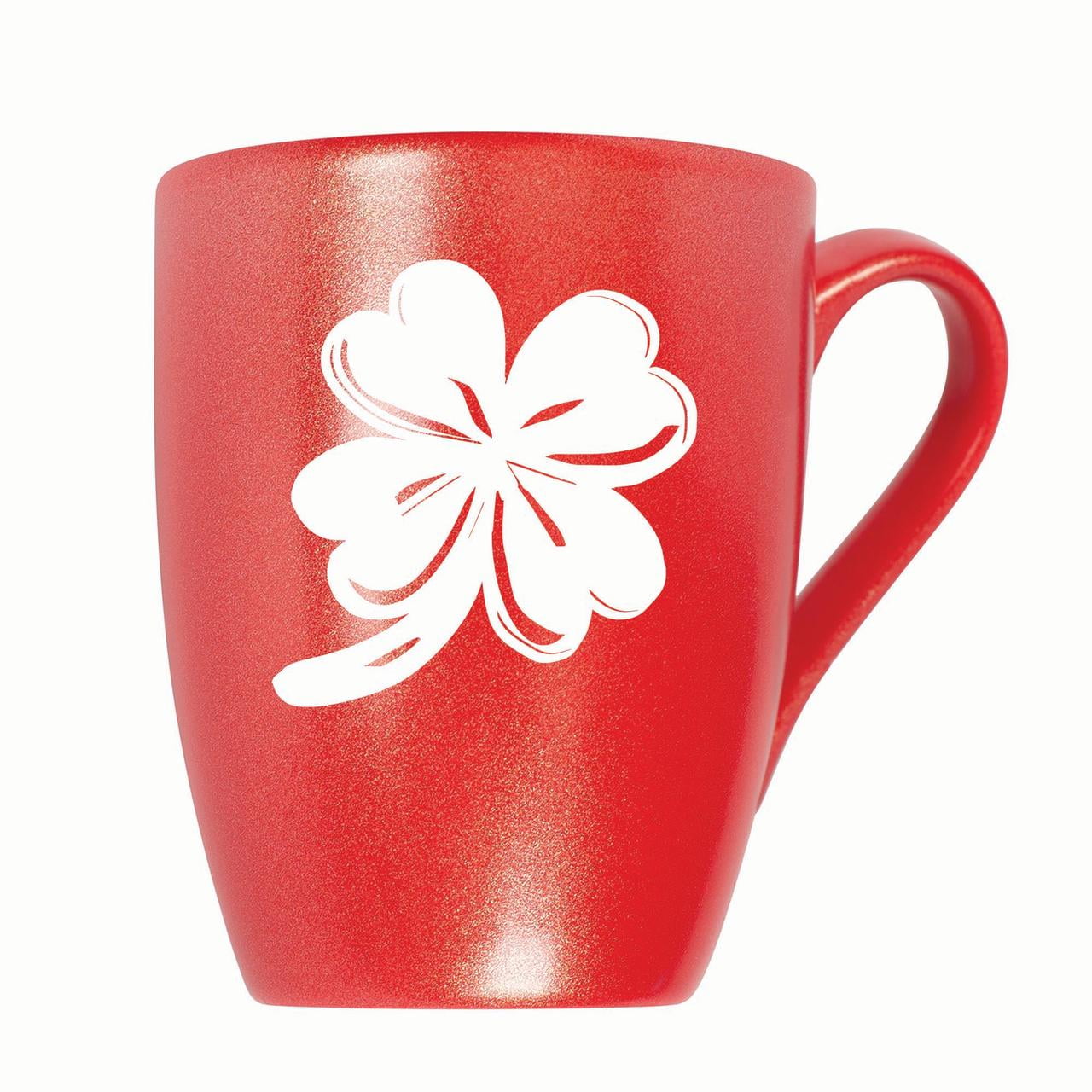 Elanze Designs Irish Four Leaf Clover 10 ounce New Bone China Coffee ...