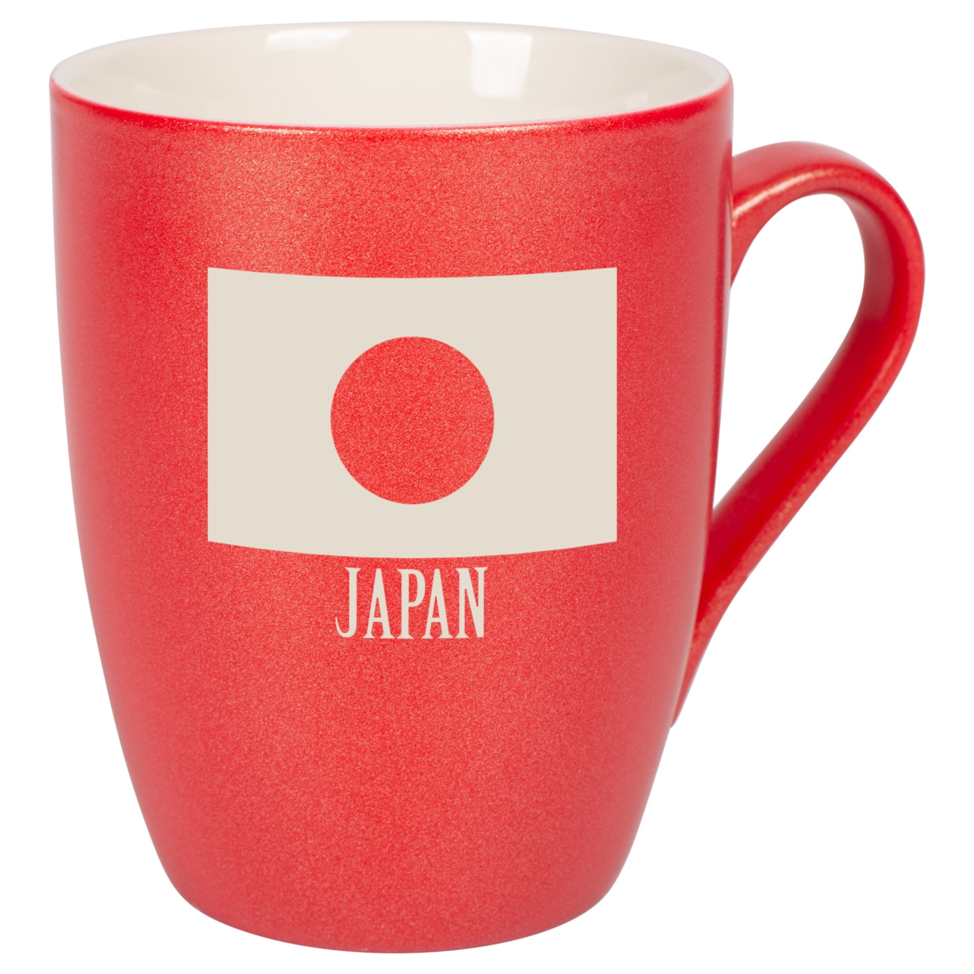 Elanze Designs Japan Japanese Flag 10 Ounce Ceramic Laser-Etched ...