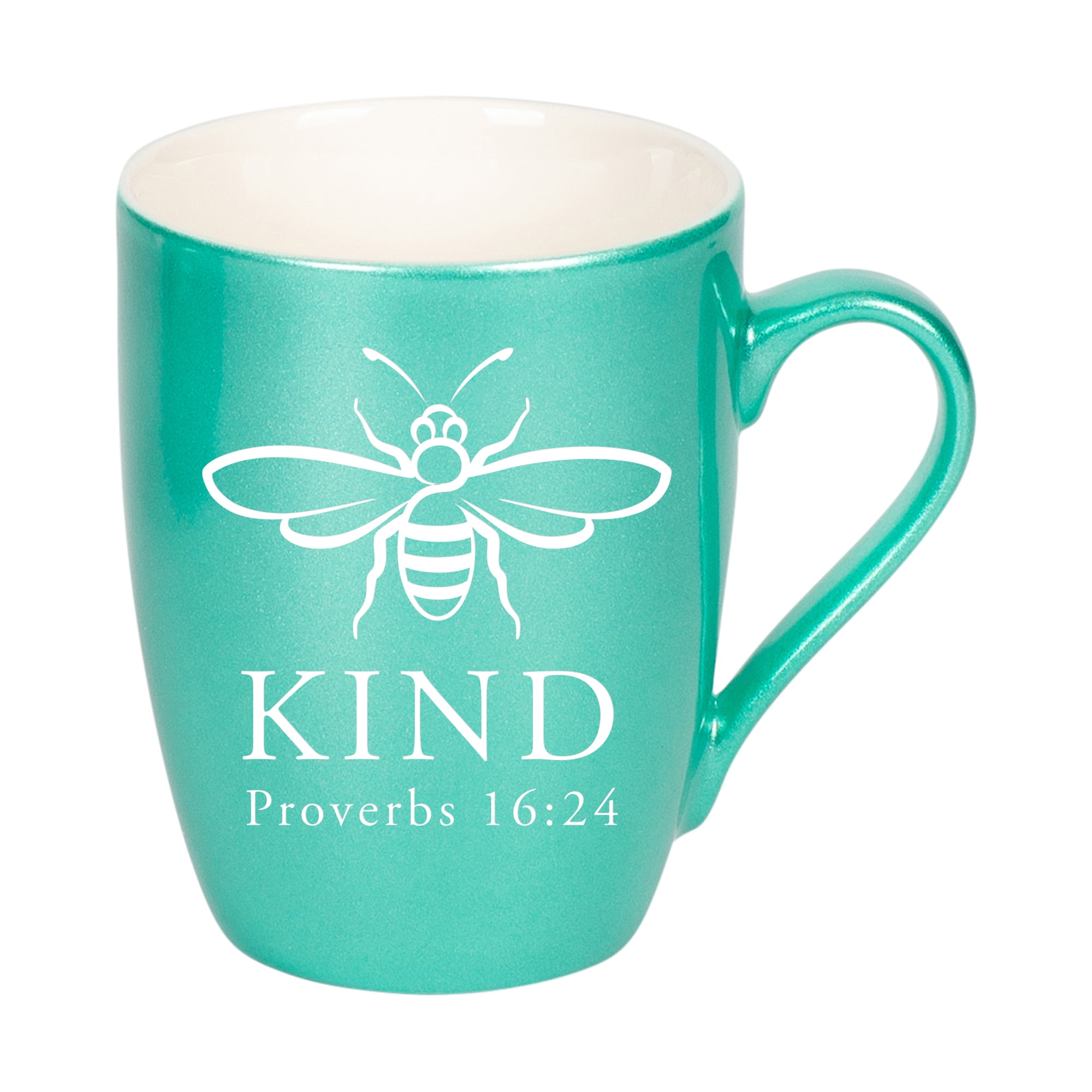 Elanze Designs Kind Teal 10 ounce New Bone China Coffee Cup Mug ...