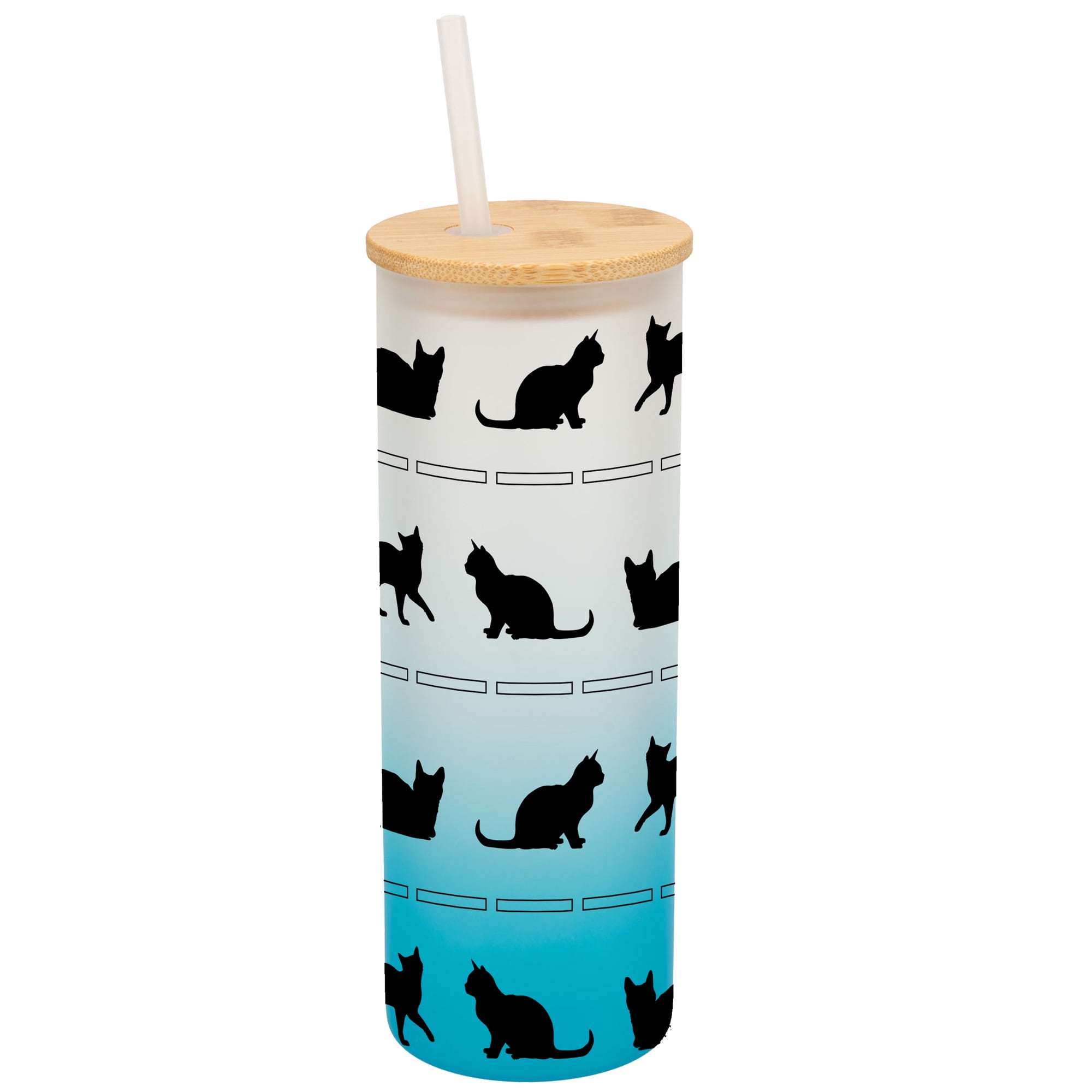Elanze Designs Kitty Cat Lover Pet Animal Wrap-Around Design 25 Ounce ...