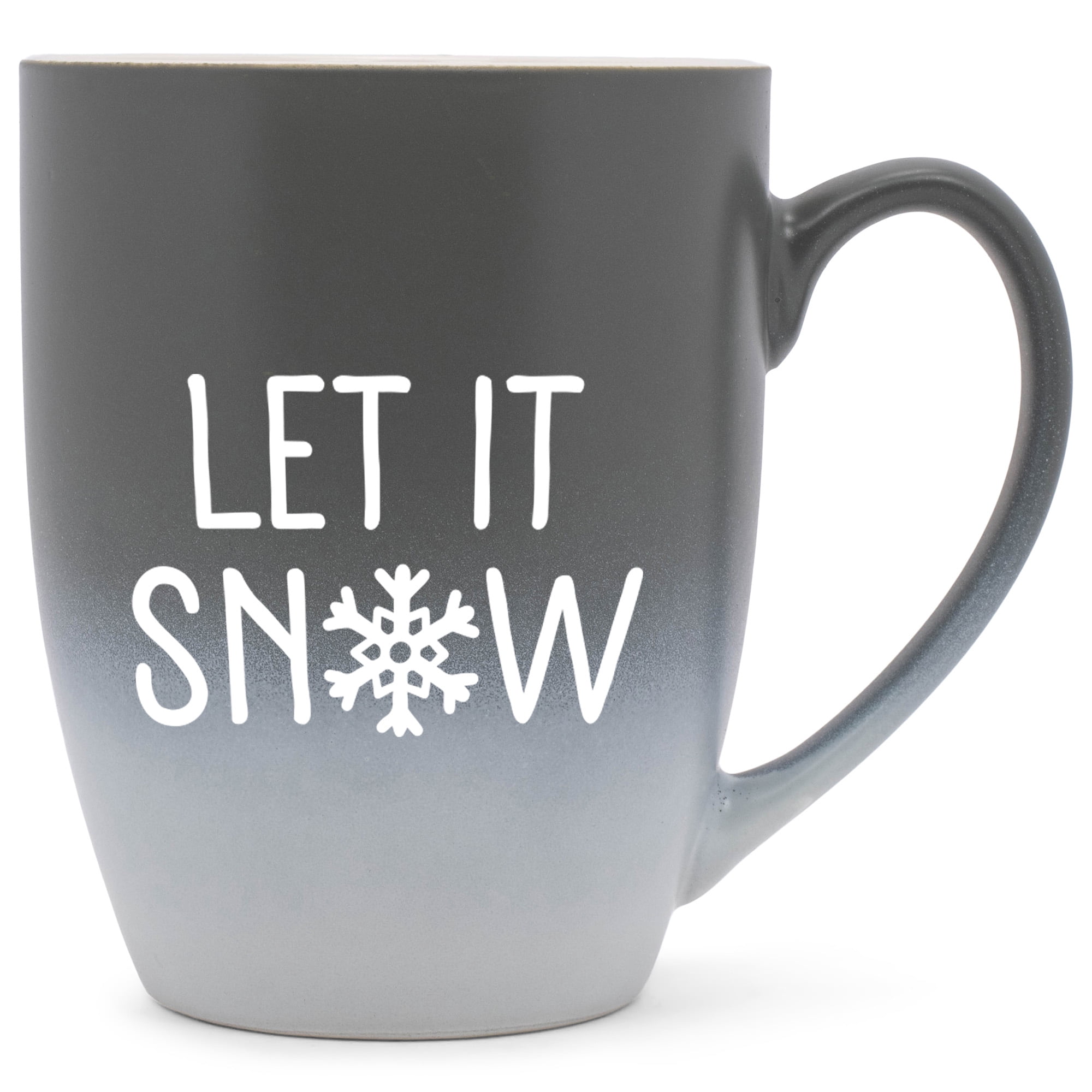 Elanze Designs Let It Snow Baby Let It Reindeer Two Toned Ombre Matte ...