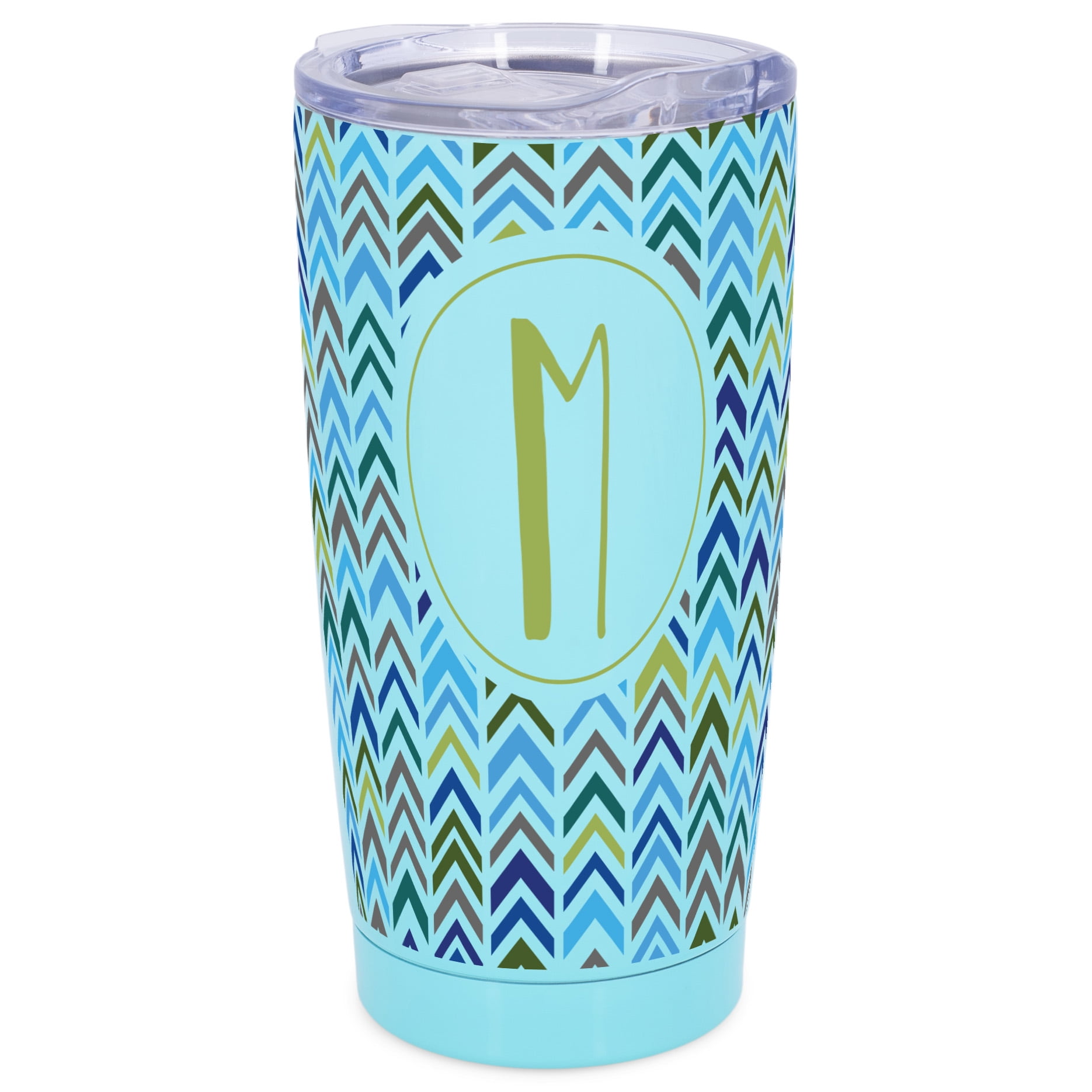 Elanze Designs M Monogram Herringbone Arrows Wrap-Around Design 20 ...