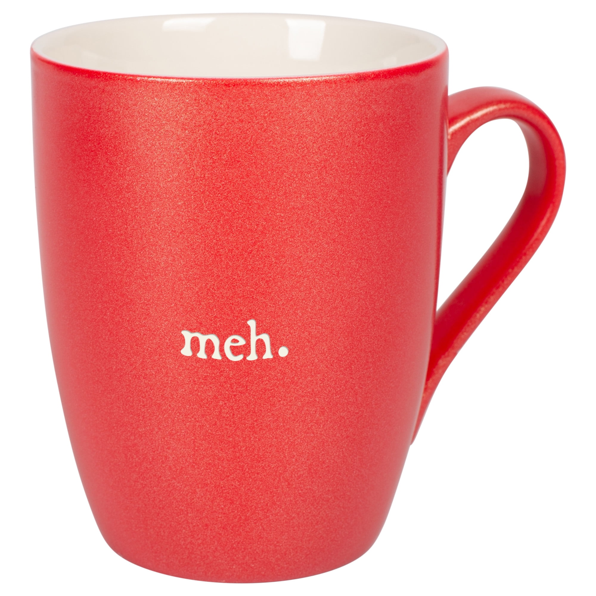 Elanze Designs Meh. Crimson Red 10 ounce New Bone China Coffee Cup Mug ...