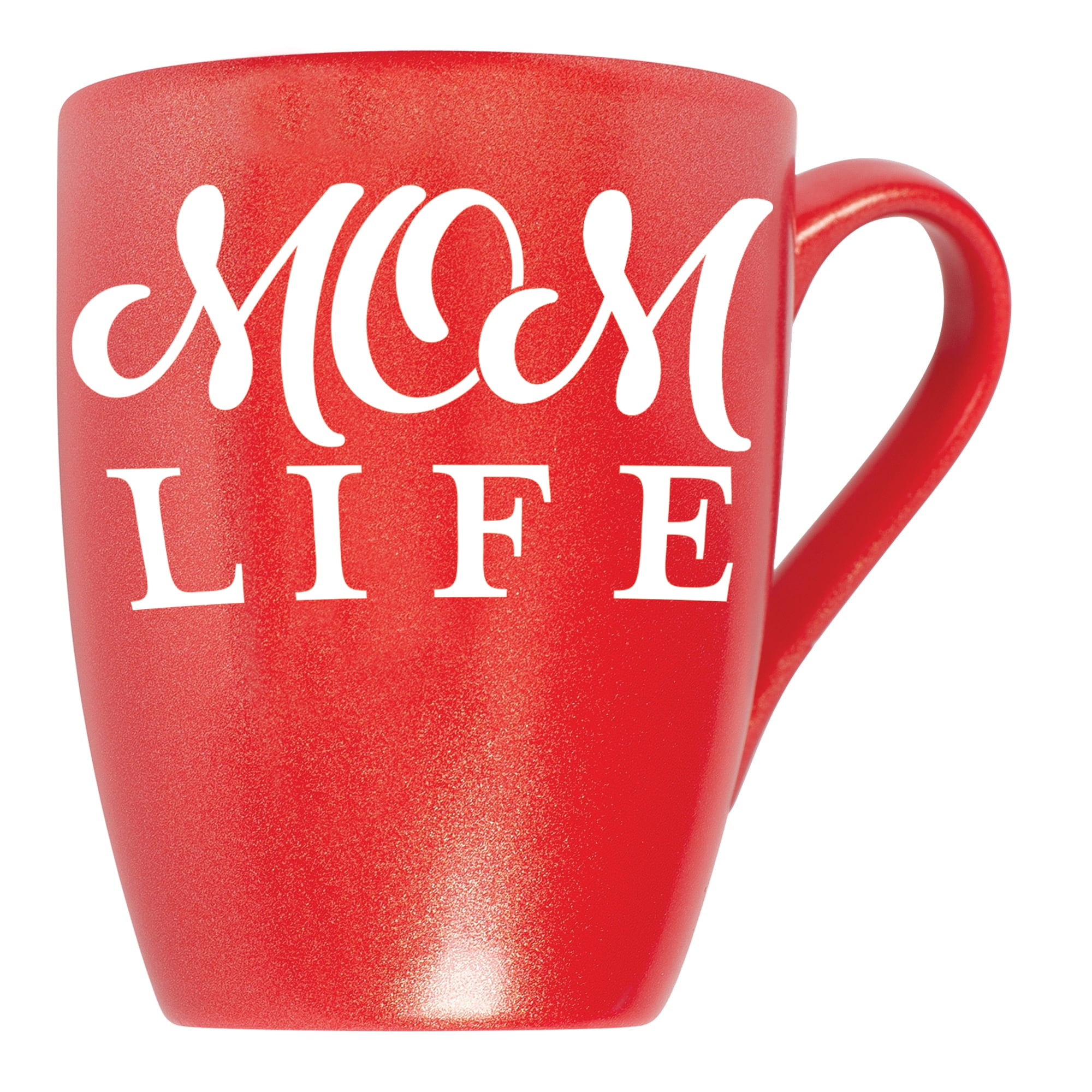 Elanze Designs Mom Life Crimson Red 10 ounce New Bone China Coffee Cup ...