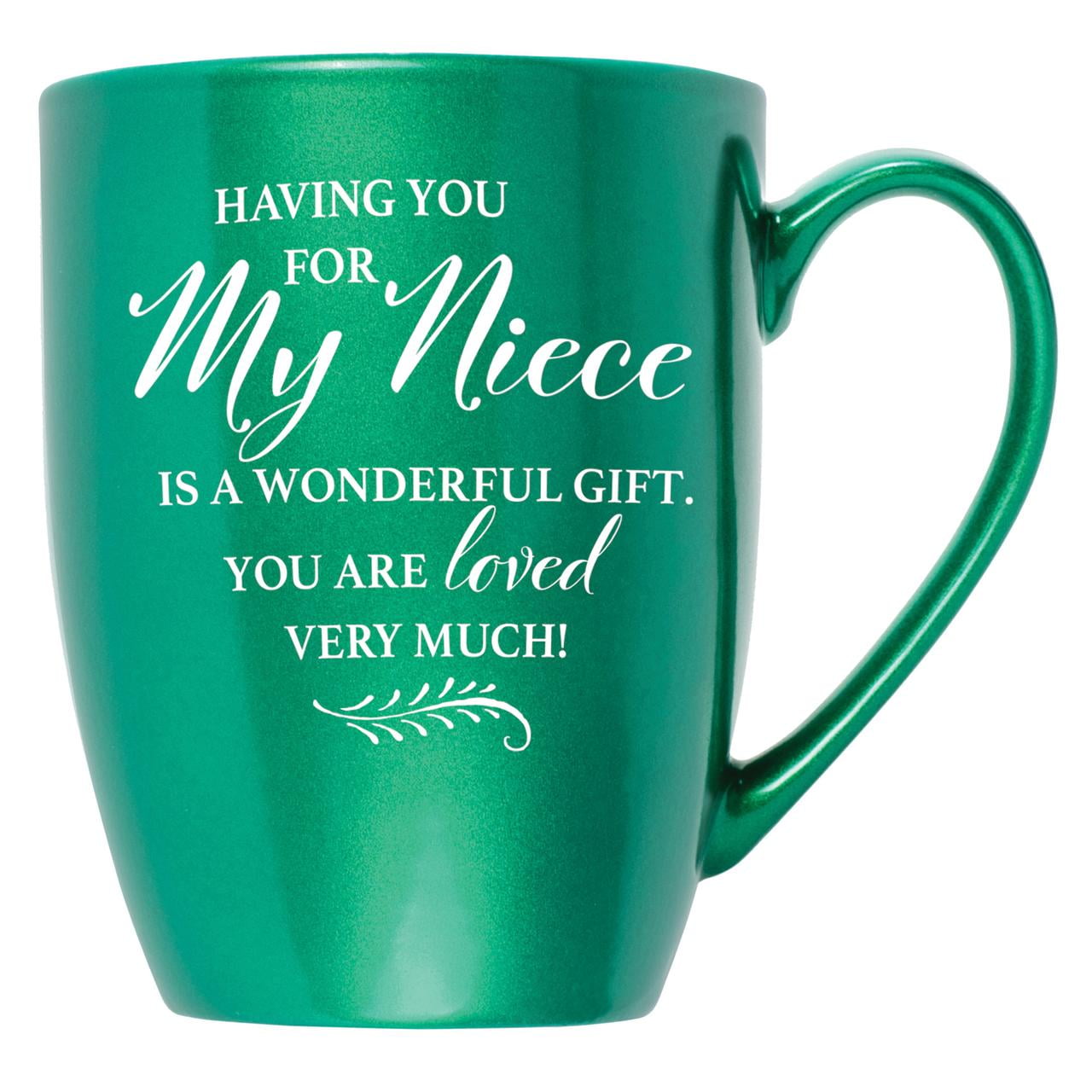 Elanze Designs My Niece You Are Loved Emerald Green 10 ounce New Bone ...