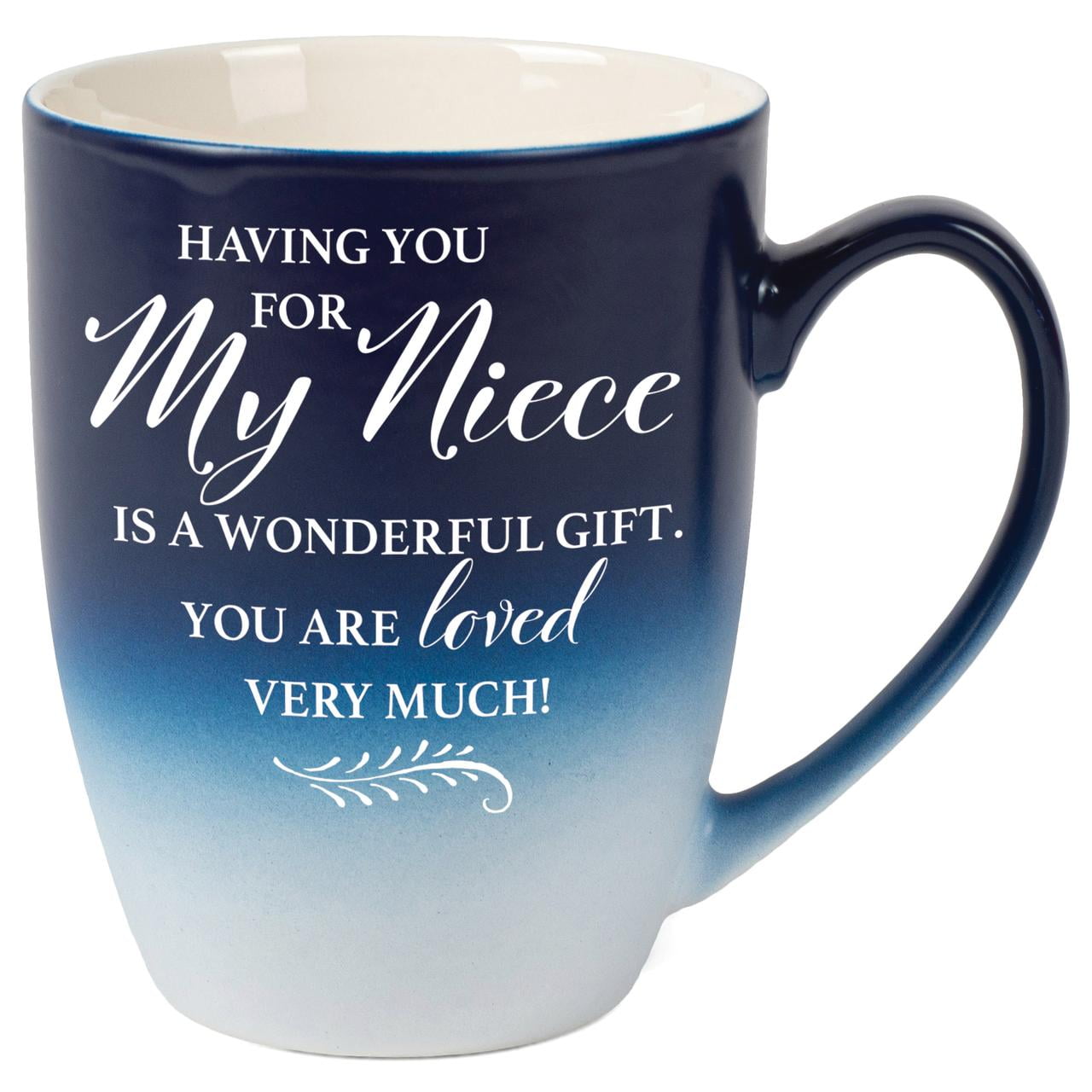 Elanze Designs My Niece You Are Loved Two Toned Ombre Matte Navy Blue ...