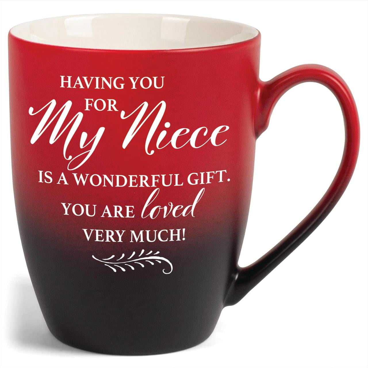 Elanze Designs My Niece You Are Loved Two Toned Ombre Matte Red and ...