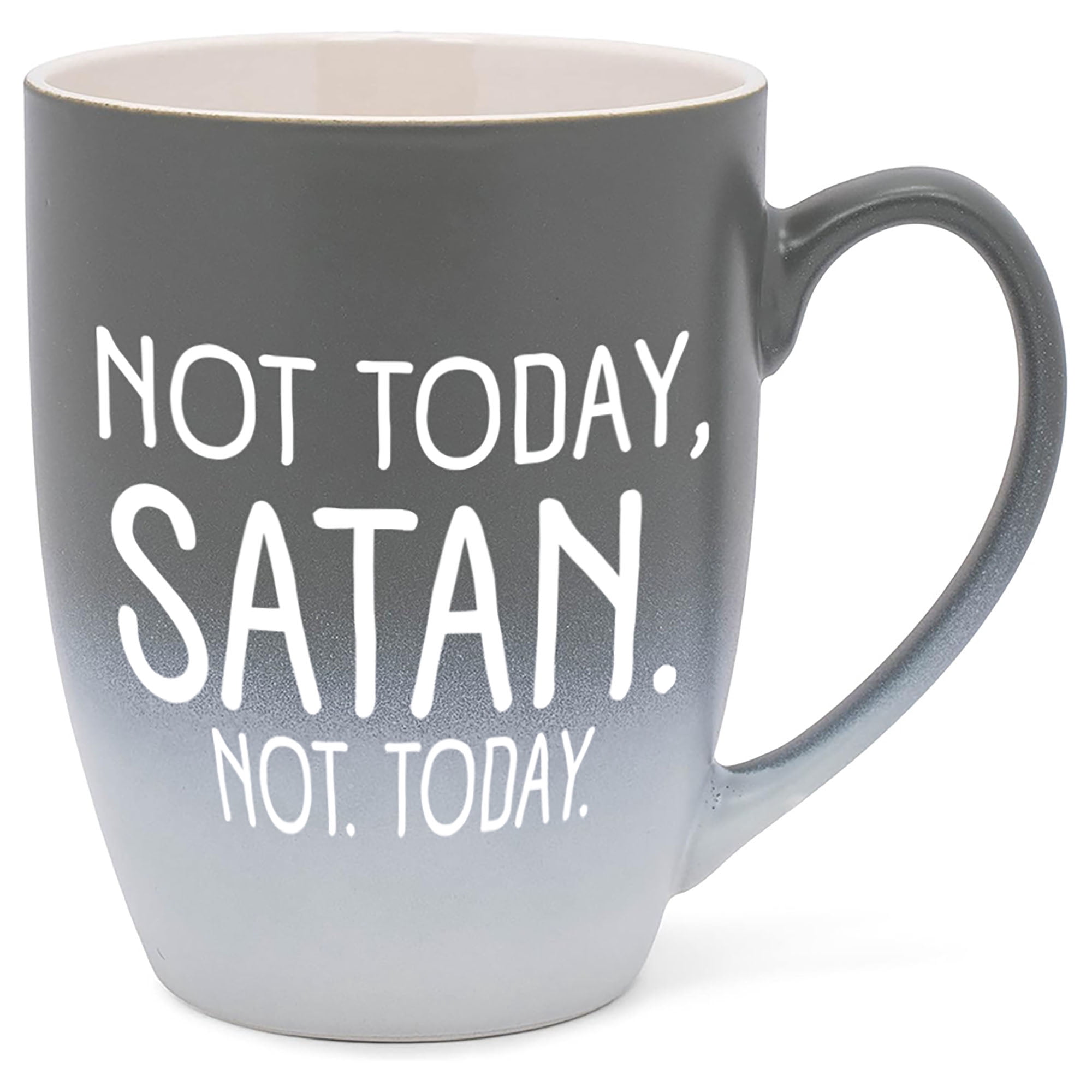 Elanze Designs Not Today Satan Two Toned Ombre Matte Grey and White 12 ...