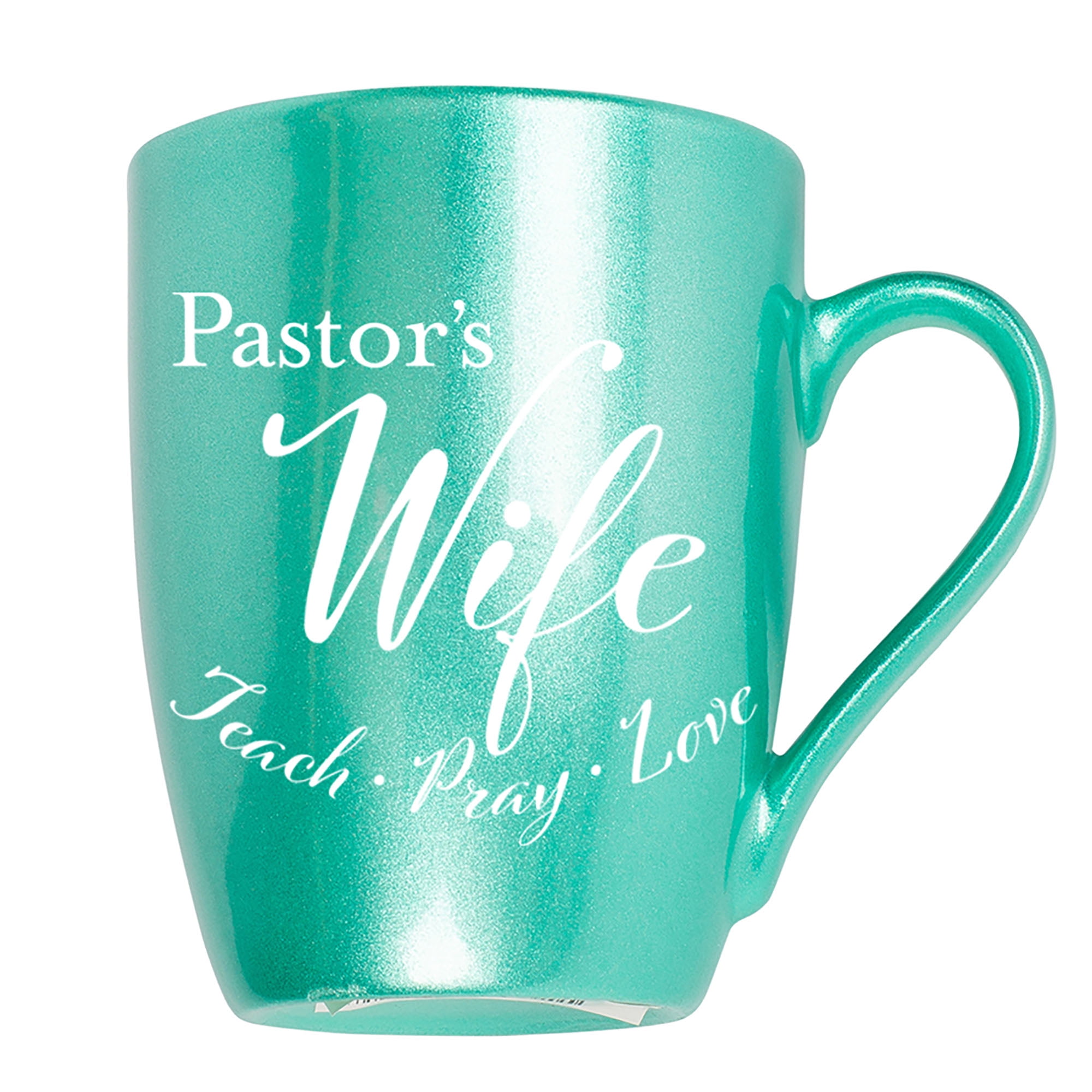 Elanze Designs Pastor's Wife Teach Pray Love Seafoam 10 ounce New Bone ...