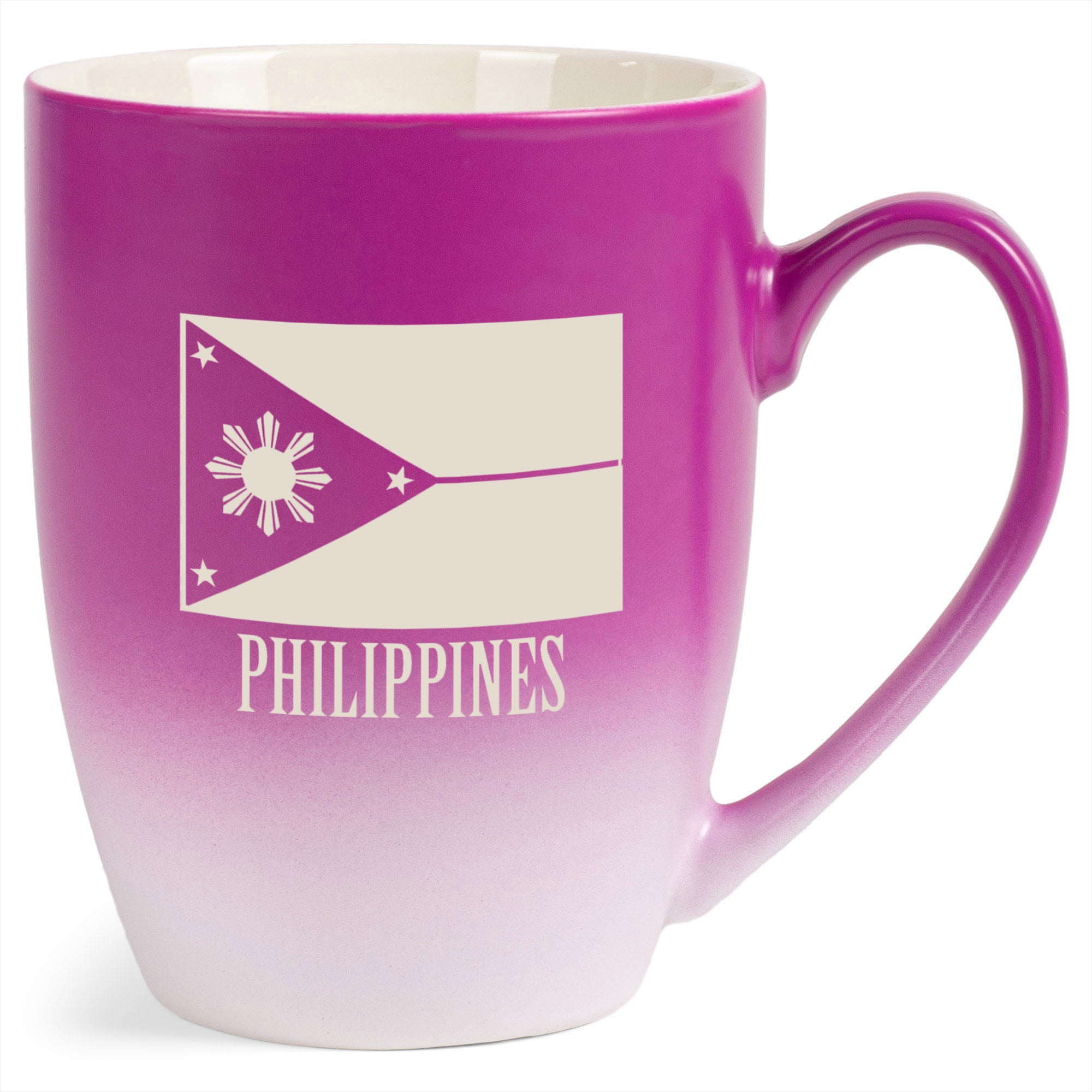 Elanze Designs Philippines Flag 12 Ounce Ceramic Laser-Etched Engraved ...
