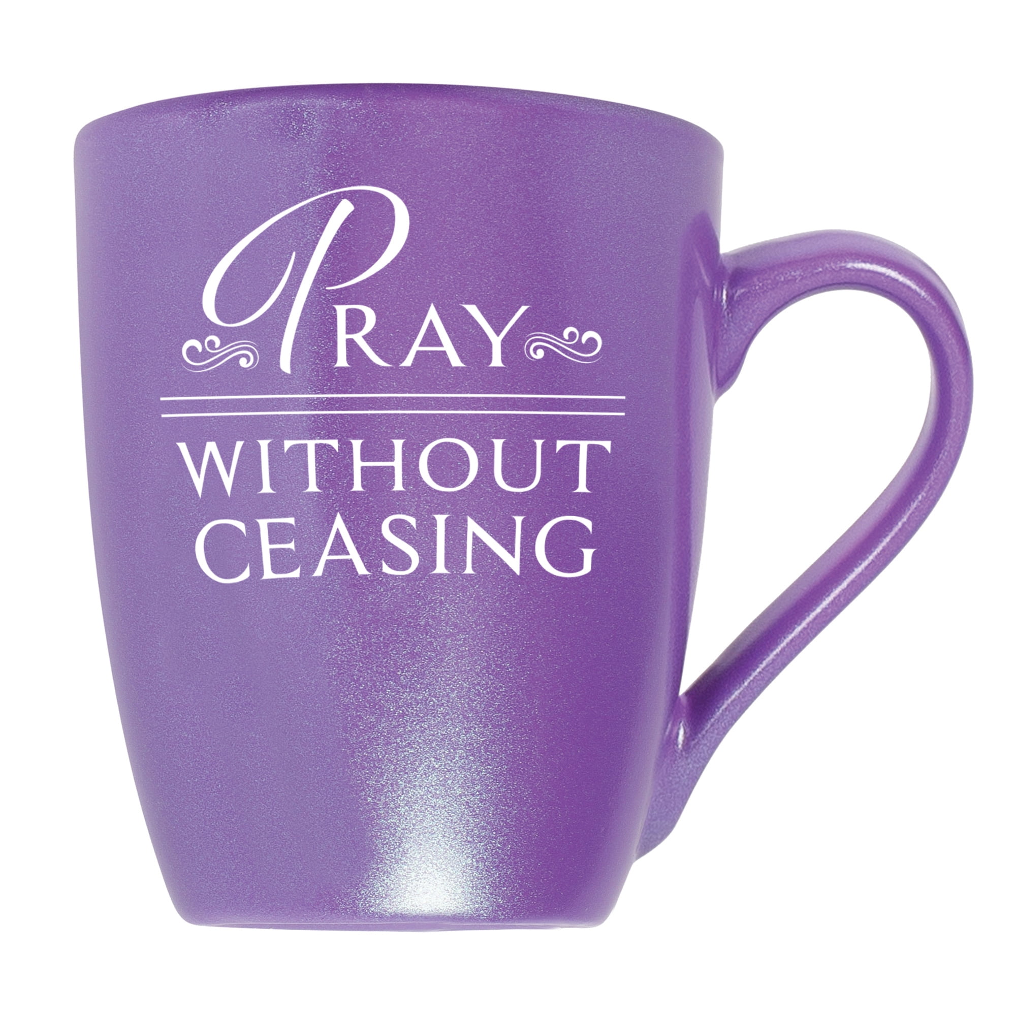 Elanze Designs Pray Without Ceasing Passion Purple 10 ounce New Bone ...
