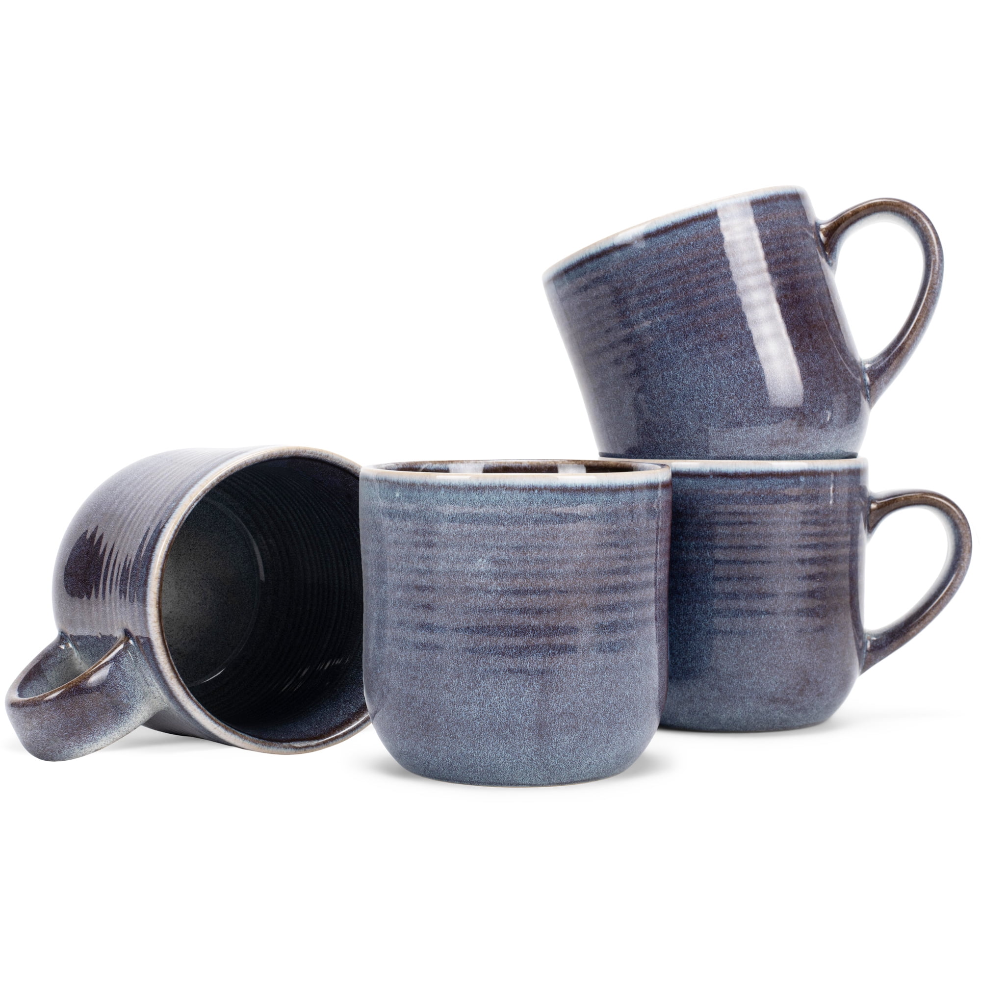 Elanze Designs Purple Ombre Blue Glossy Rainbow Reactive Glaze 17 ounce ...