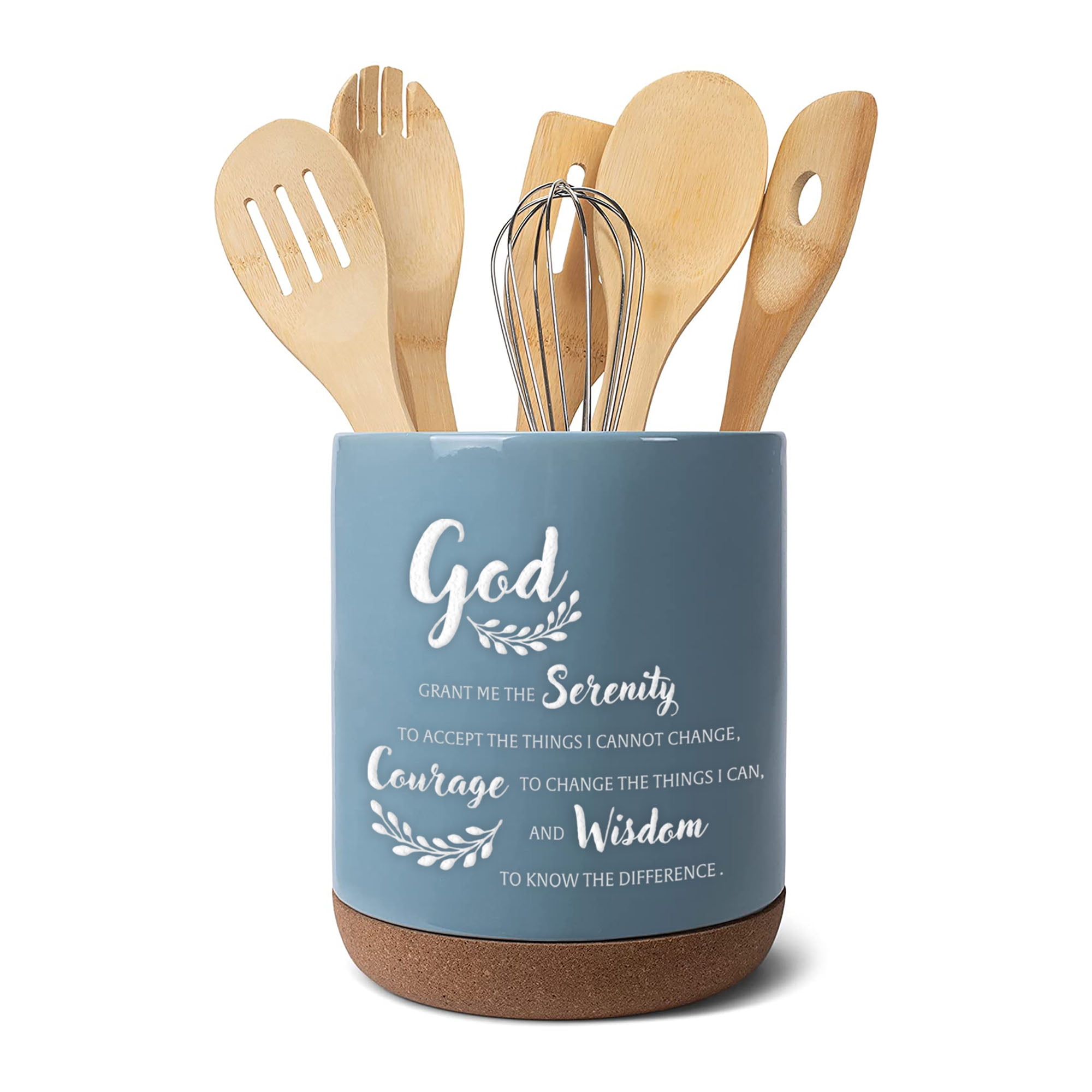 Elanze Designs Serenity Prayer Sky Blue X-Large Cork Bottom Kitchen ...