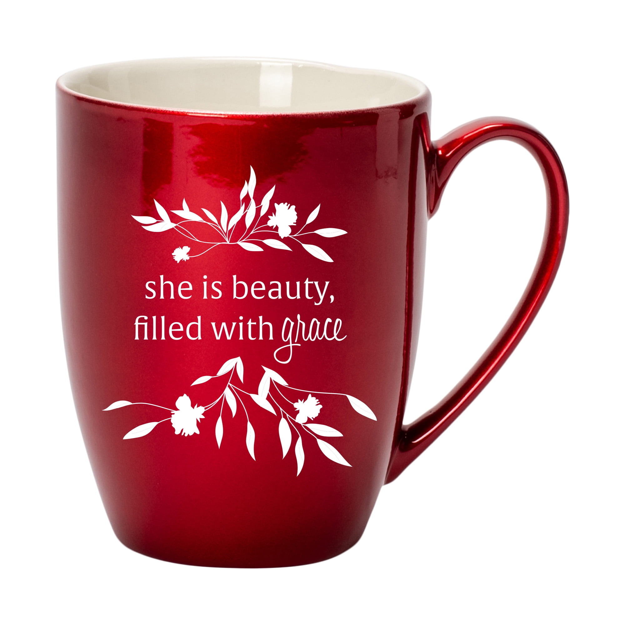 Elanze Designs She Is Beauty Filled With Grace Cardinal Red 10 ounce ...