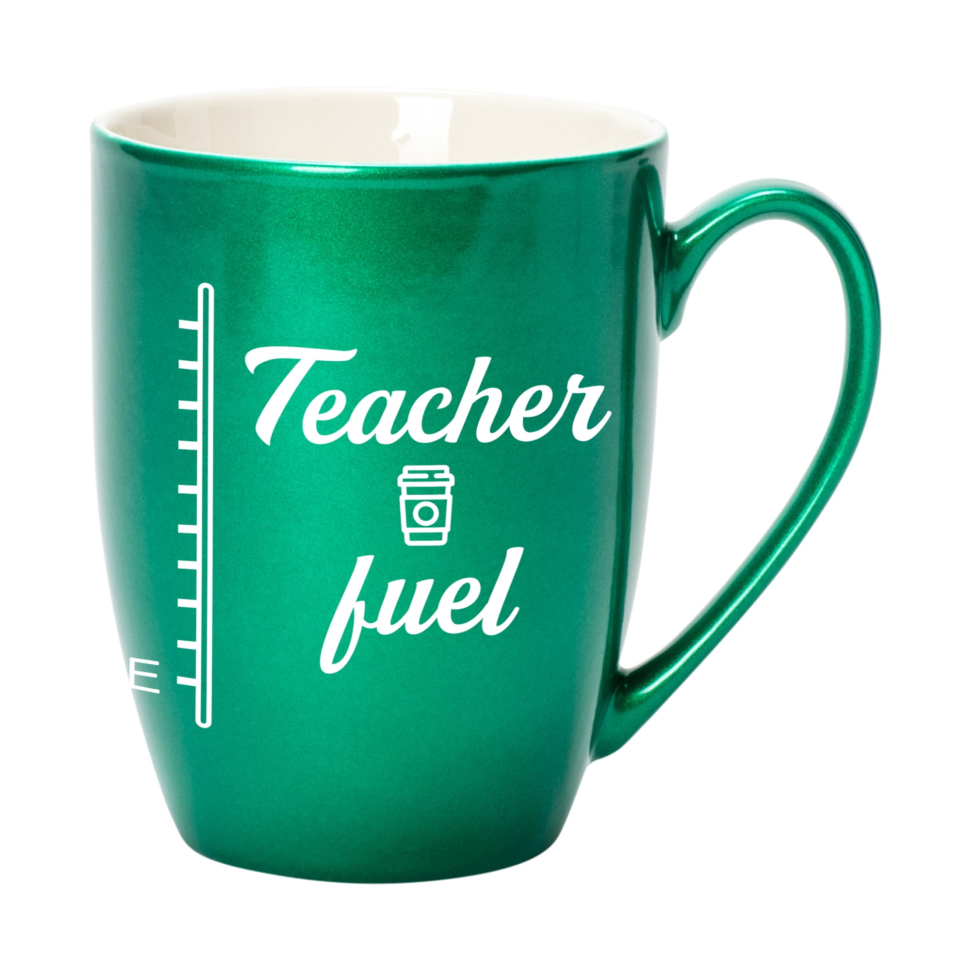 Elanze Designs Teacher Fuel Emerald Green 10 ounce New Bone China ...