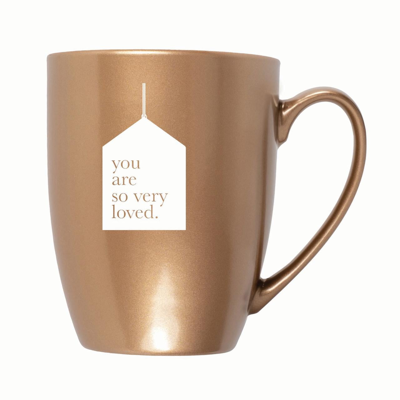 Elanze Designs You Are So Very Loved. 10 ounce New Bone China Coffee ...