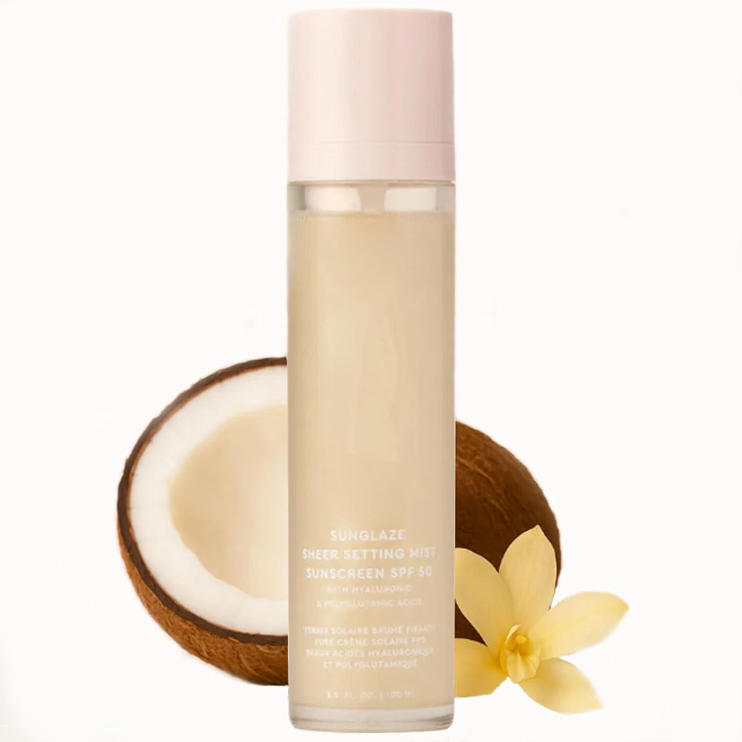 Elaria Sheer Setting Mist Sunscreen SPF 50, Sunglaze Sheer Setting Mist ...