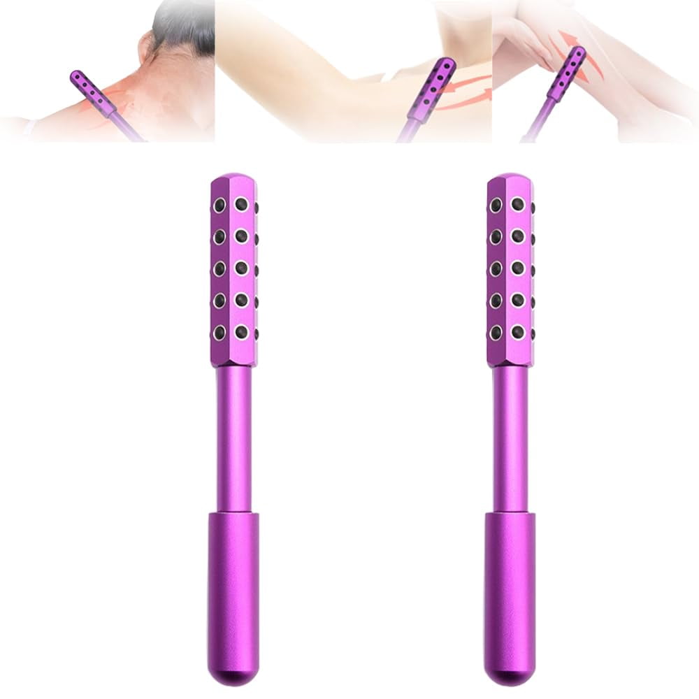 Elarique Glow Sculpting Beauty Roller – Germanium Stone Face Sculpting Tool for Uplift Facial ...