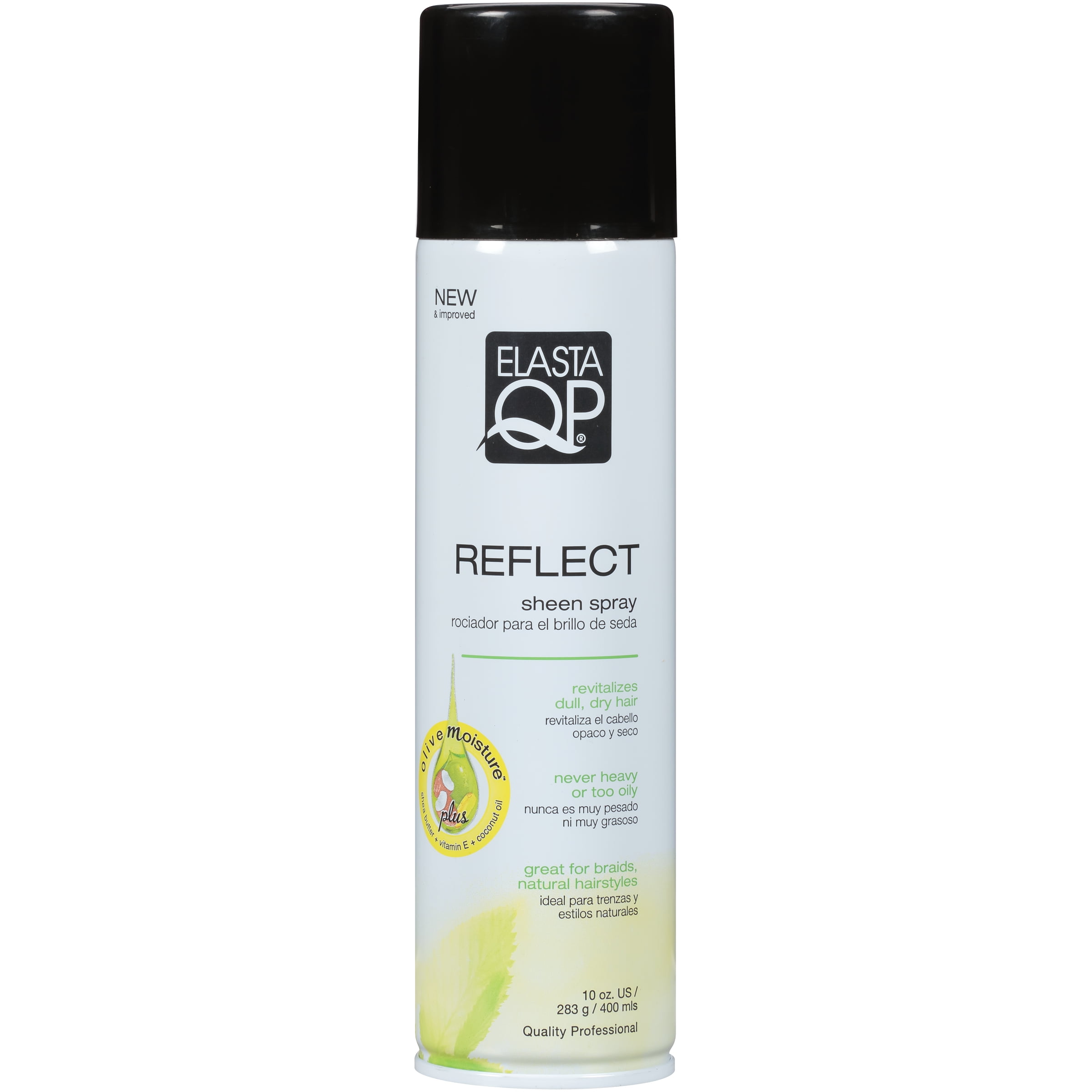 Elasta QP Sheen Hair Spray - for Wavy, Curly, Coily Hair with Olive Oil ...