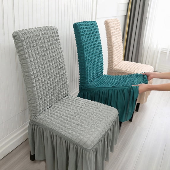 Elastic All-Season Dining Chair Cover with Full-Body Fabric for Dining ...