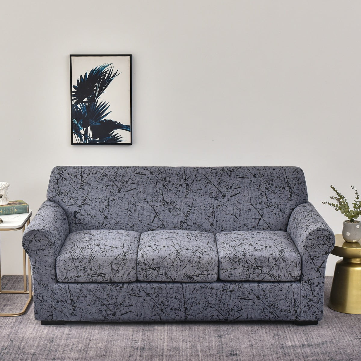 Elastic Alllusive Sofa Cover Protective Cover Single Two Three Seat ...