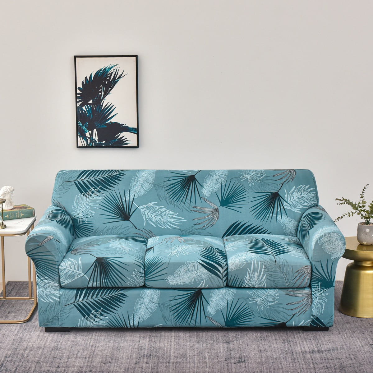 Elastic Alllusive Sofa Cover Protective Cover Single Two Three Seat ...