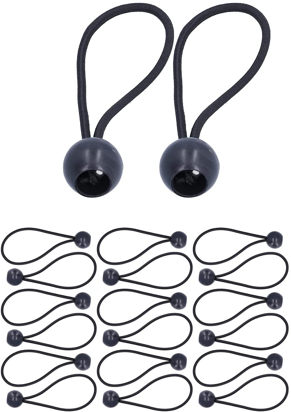 Elastic Ball Bungee, Reusable Ball Bungee Cords for Canopies Tarps ...