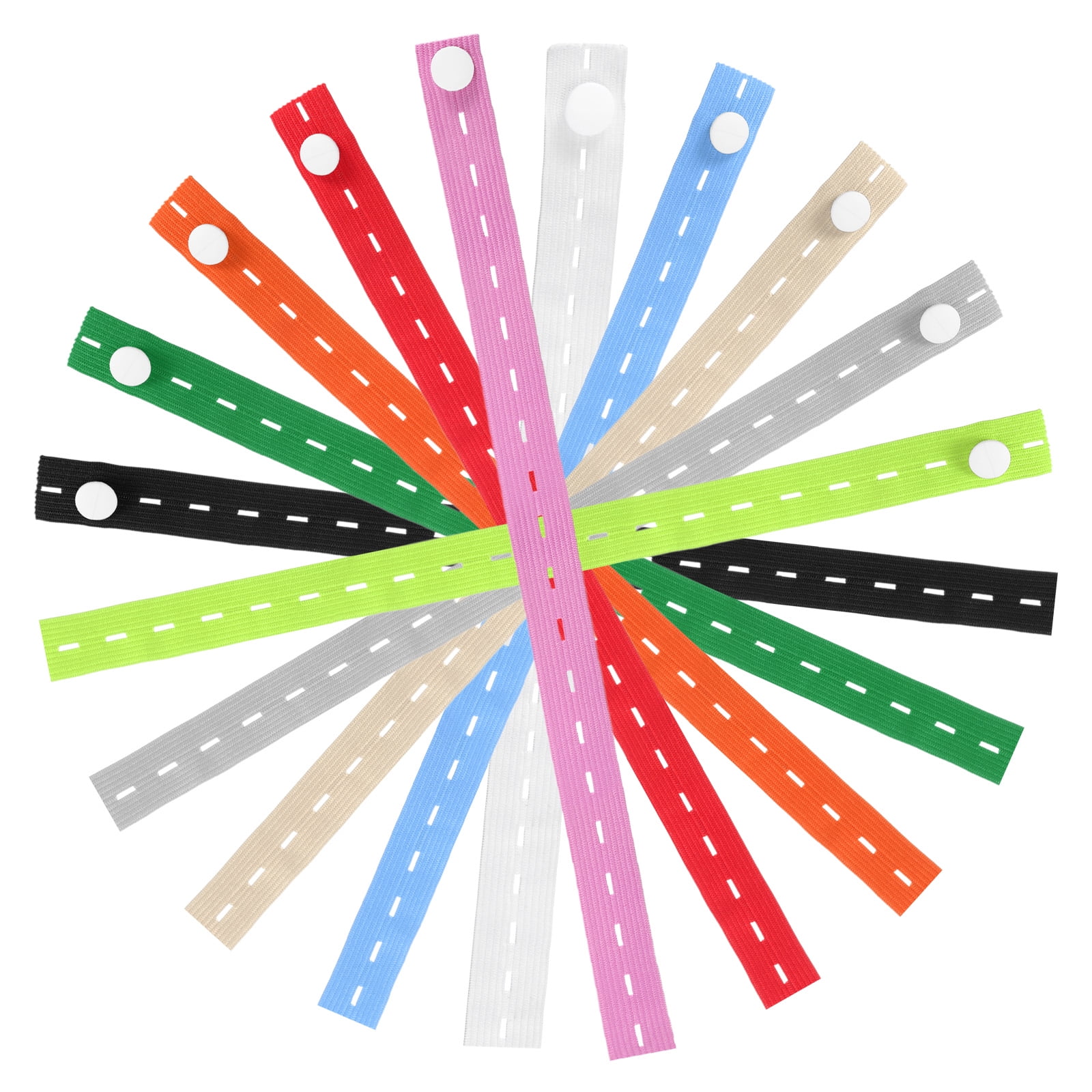 Elastic Band, 50Pcs Clothing Storage Strap, 10 Color - Walmart.com