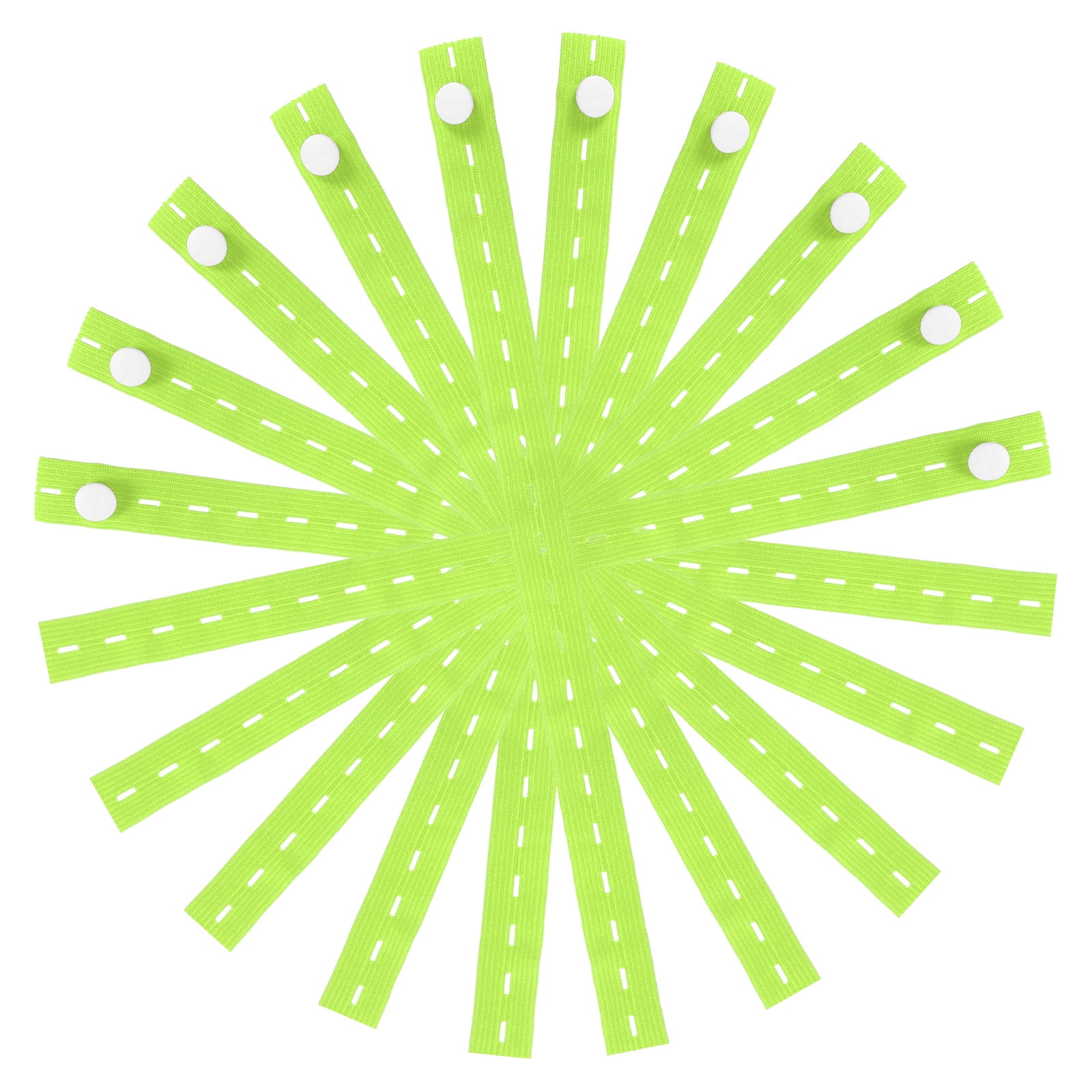 Elastic Band, 50Pcs Clothing Storage Strap, Fluorescent Green - Walmart.com
